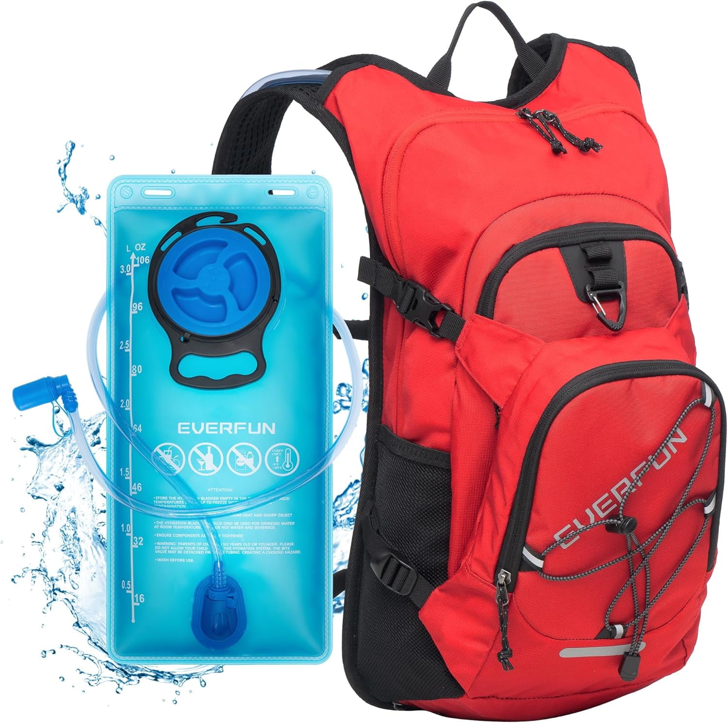Hydration Backpack 18L with Water Bladder 2L/3L Hiking Water Backpack ...