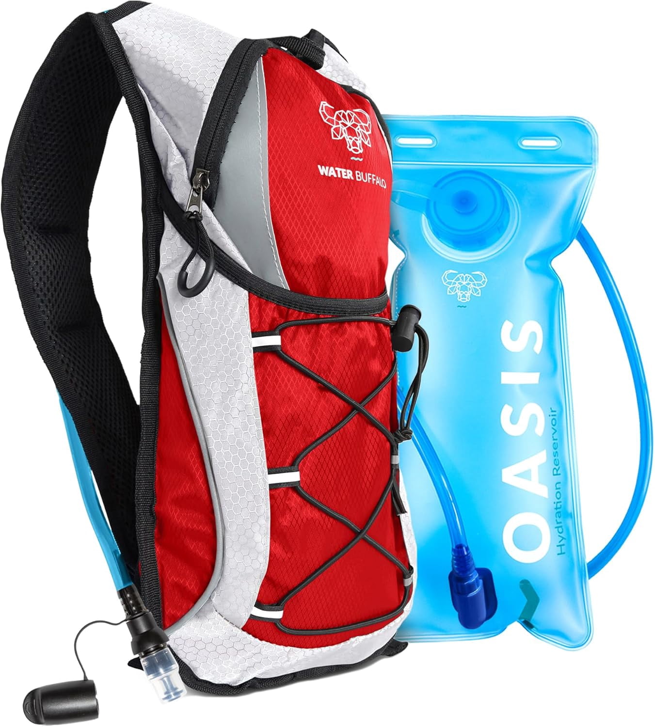 Hydration Backpack - Lightweight Hydration Pack with 2L Water Bladder ...
