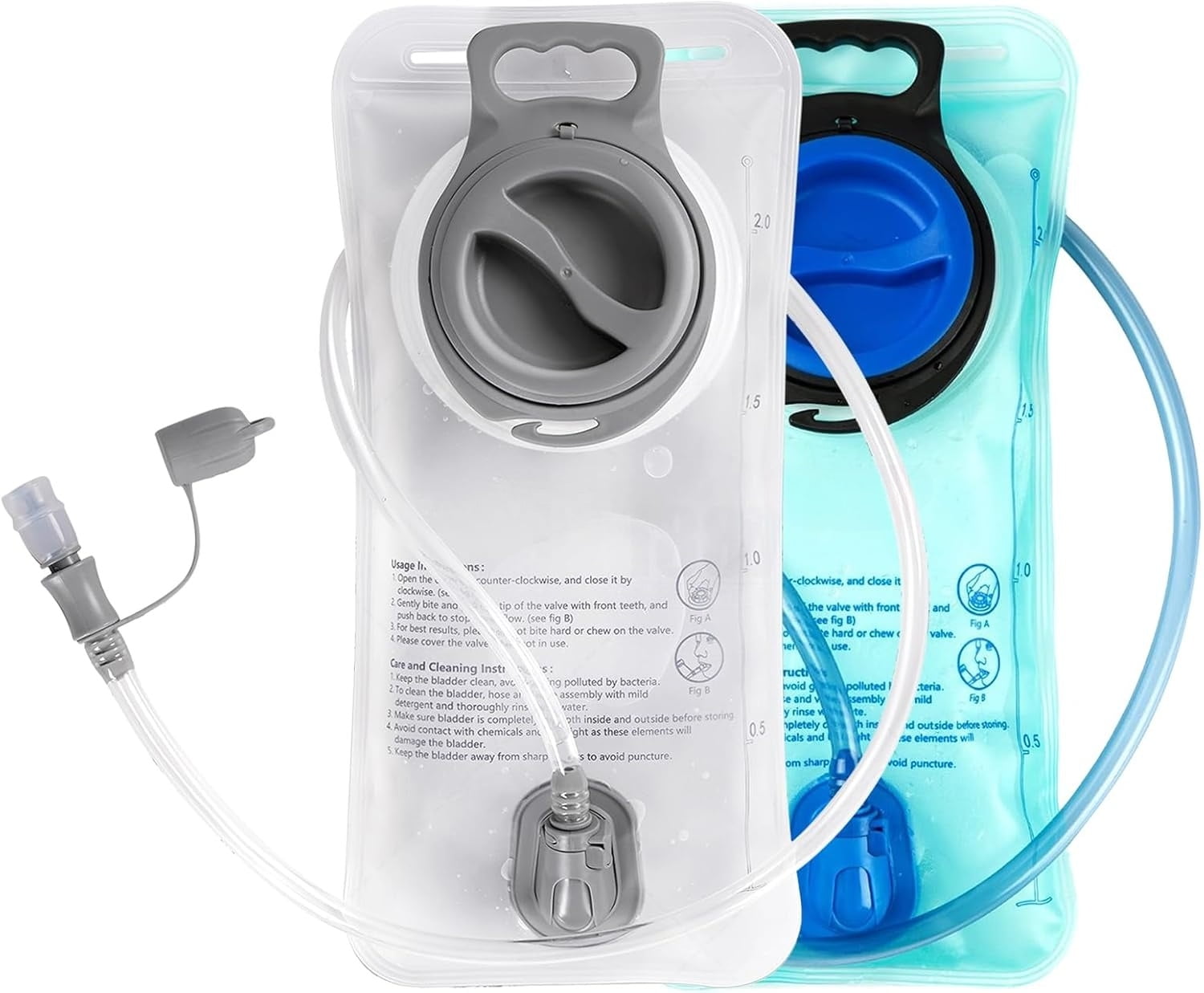 Hydration Bladder 1.5L-2L-3L,Leak Proof Water Reservoir, BPA Free ...