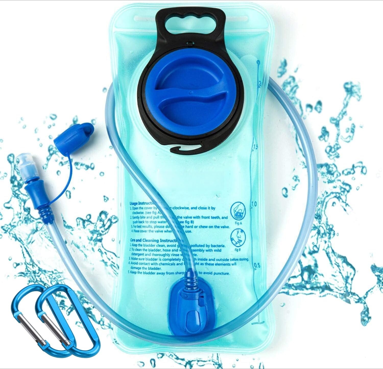 Hydration Bladder 2L-3L,Leak Proof Water Reservoir, BPA Free Military ...