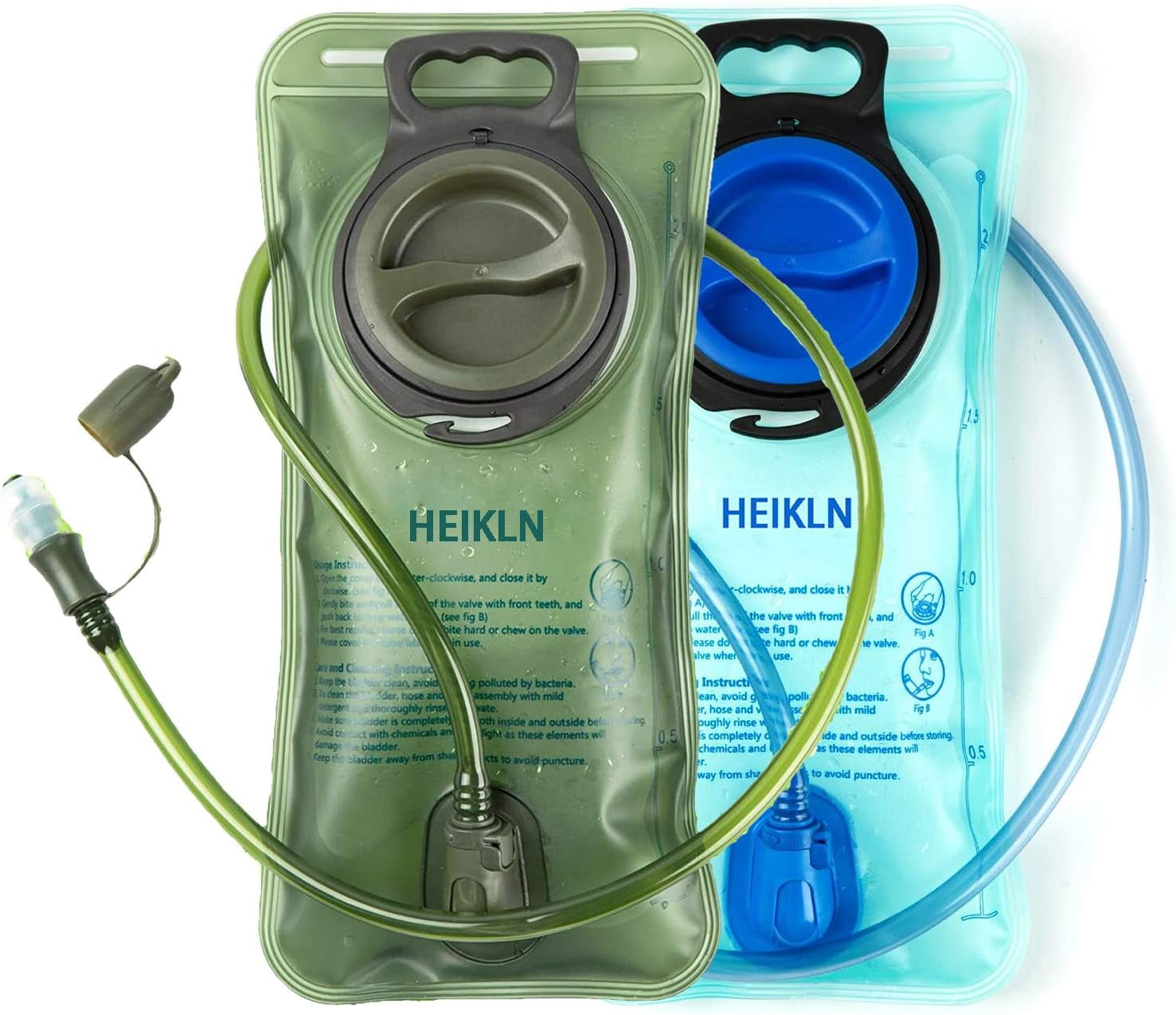 Hydration Bladder 2L-3L,Leak Proof Water Reservoir, BPA Free Military Water Storage Bladder Bag ...