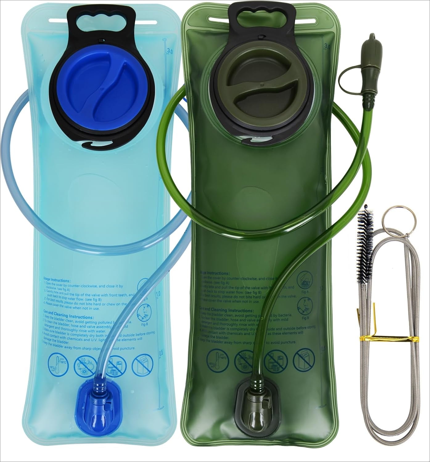 Hydration Bladder 2L-3L Water Storage Bag Reservoir,Military Hydration Pack Replacement for ...