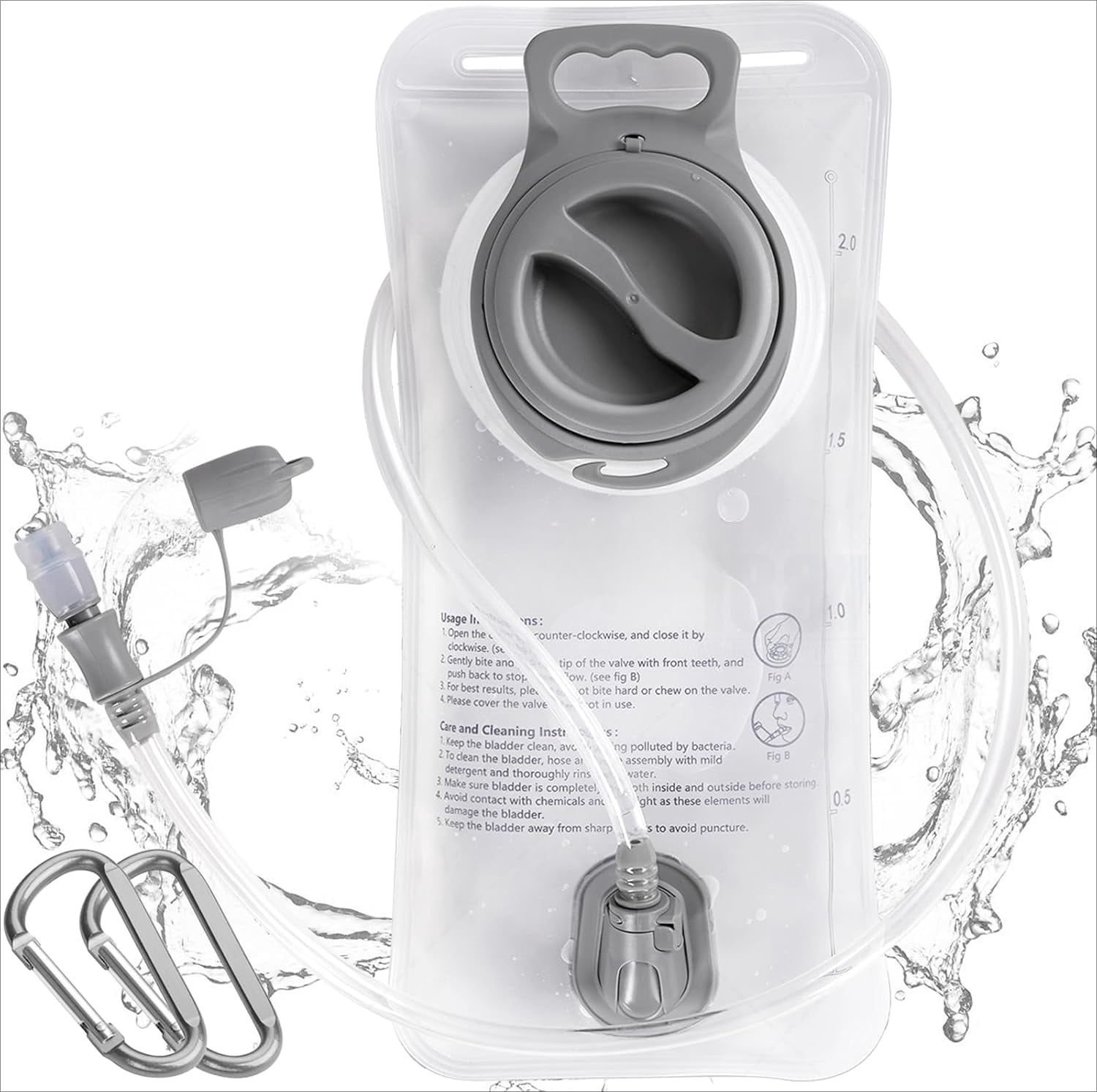 Hydration Bladder ,Leak Proof Water Reservoir, BPA Free Military Water ...