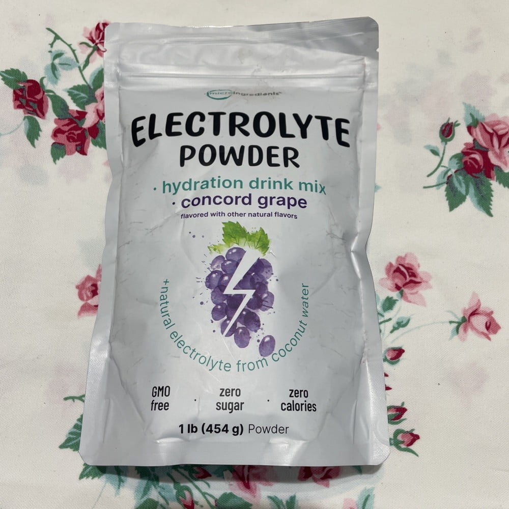 Hydration Electrolyte GRAPE Powder 69 Servings SF High Potassium 1LB ...