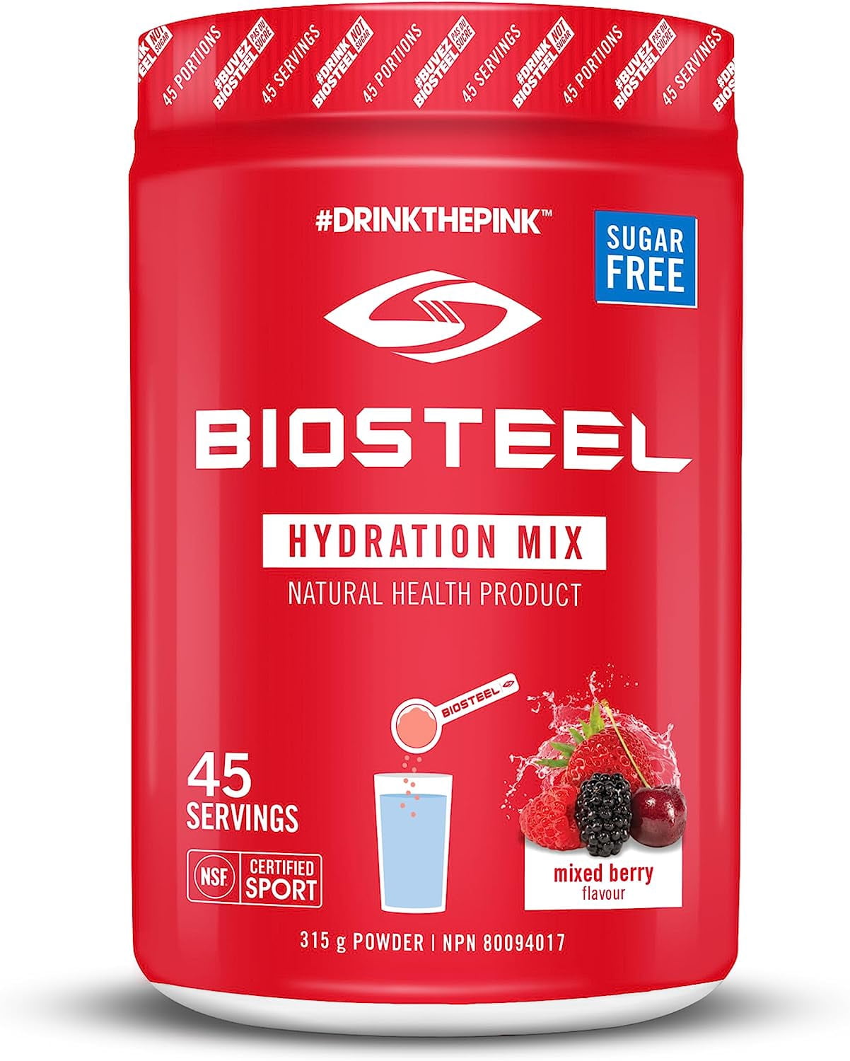 Hydration Mix - Sugar Free, Essential Electrolyte Sports Drink Powder ...