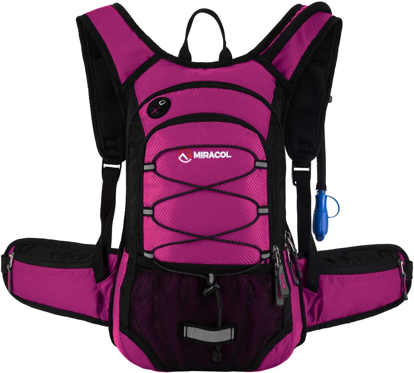 Hydration Pack Hiking Water Backpack - Insulated Water Bag with 2L ...
