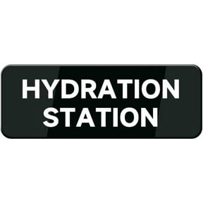 Hydration Station Sign