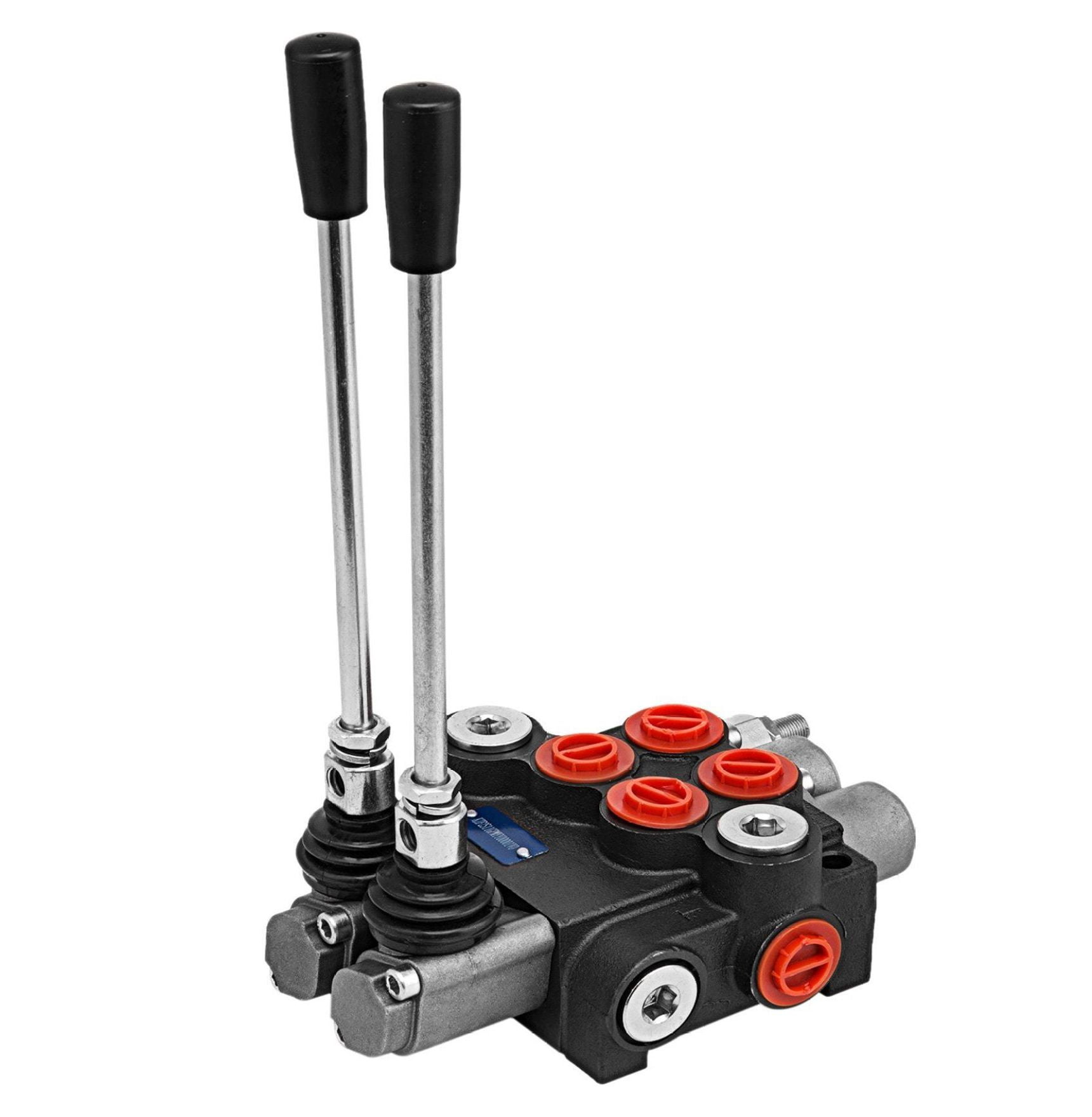 Hydraulic 2 Spool Hydraulic Directional Control 11gpm Hydraulic Control ...