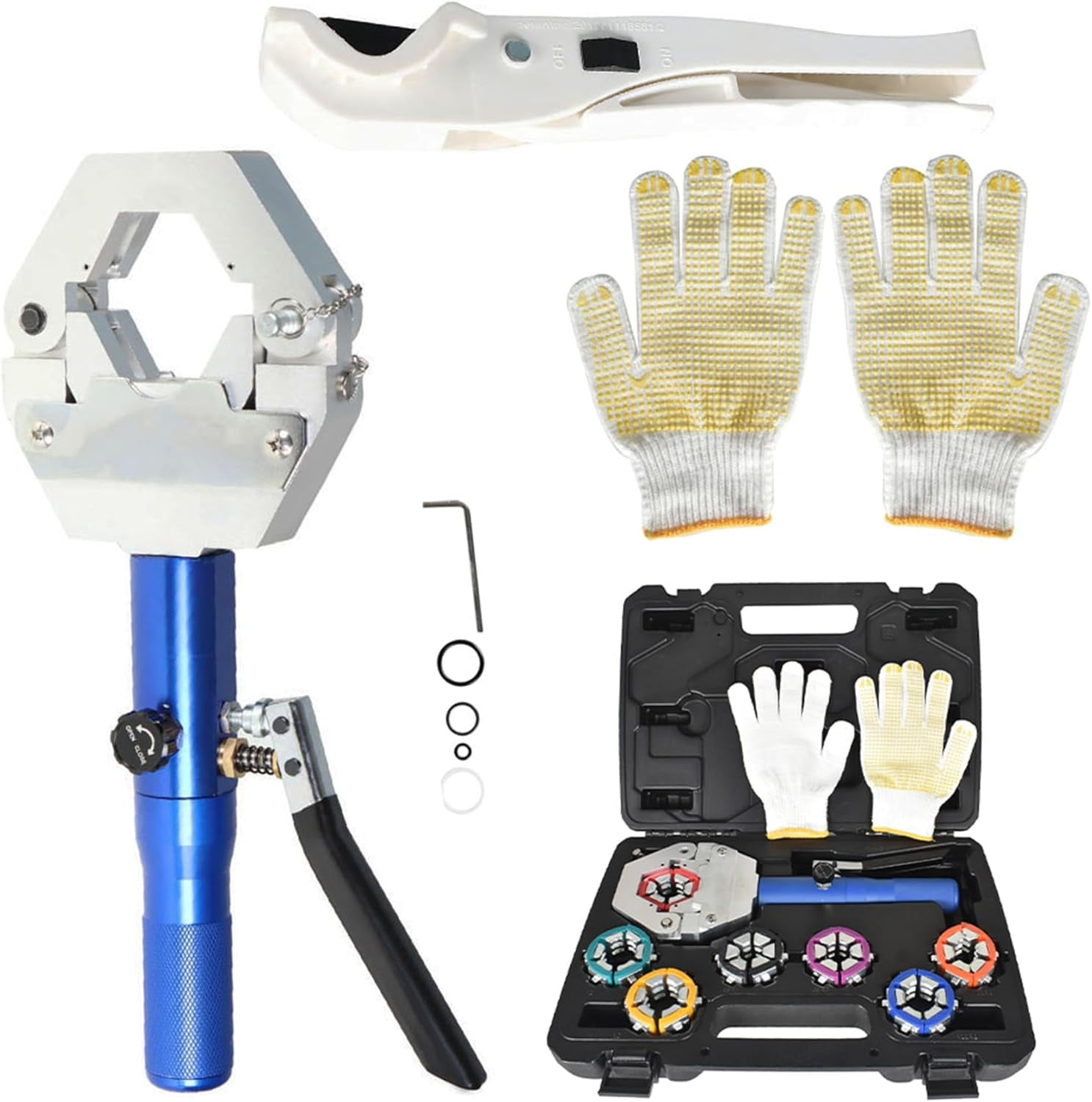 Hydraulic A/C Hose Crimper Hydra-Krimp Crimping Tool Handheld Hydraulic ...