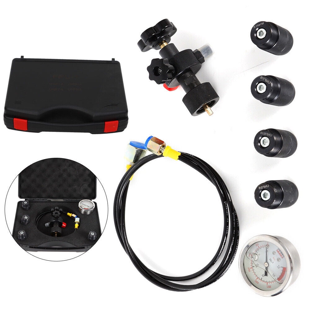 Hydraulic Accumulator Nitrogen Charging Filling Kit Gas Valve test Set ...