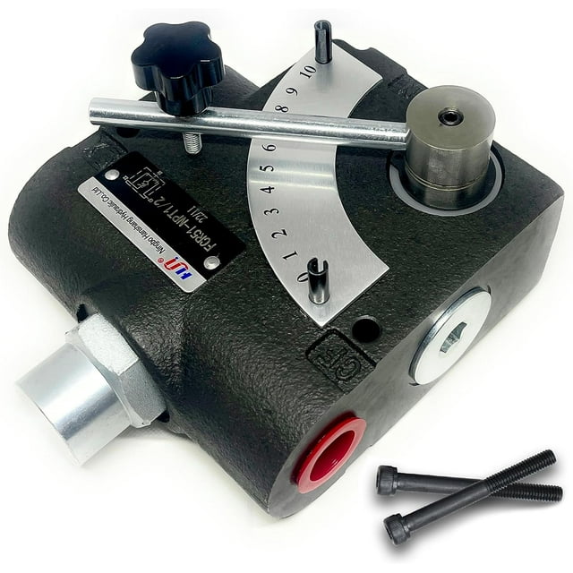 Hydraulic Adjustable Flow Directional Control Valve (1/2" NPT Port, 30 ...