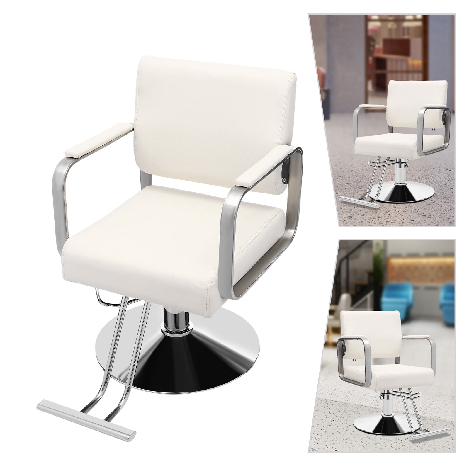 Hydraulic Barber Chair, 440lbs Adjustable Salon Beauty Spa Hair Styling ...