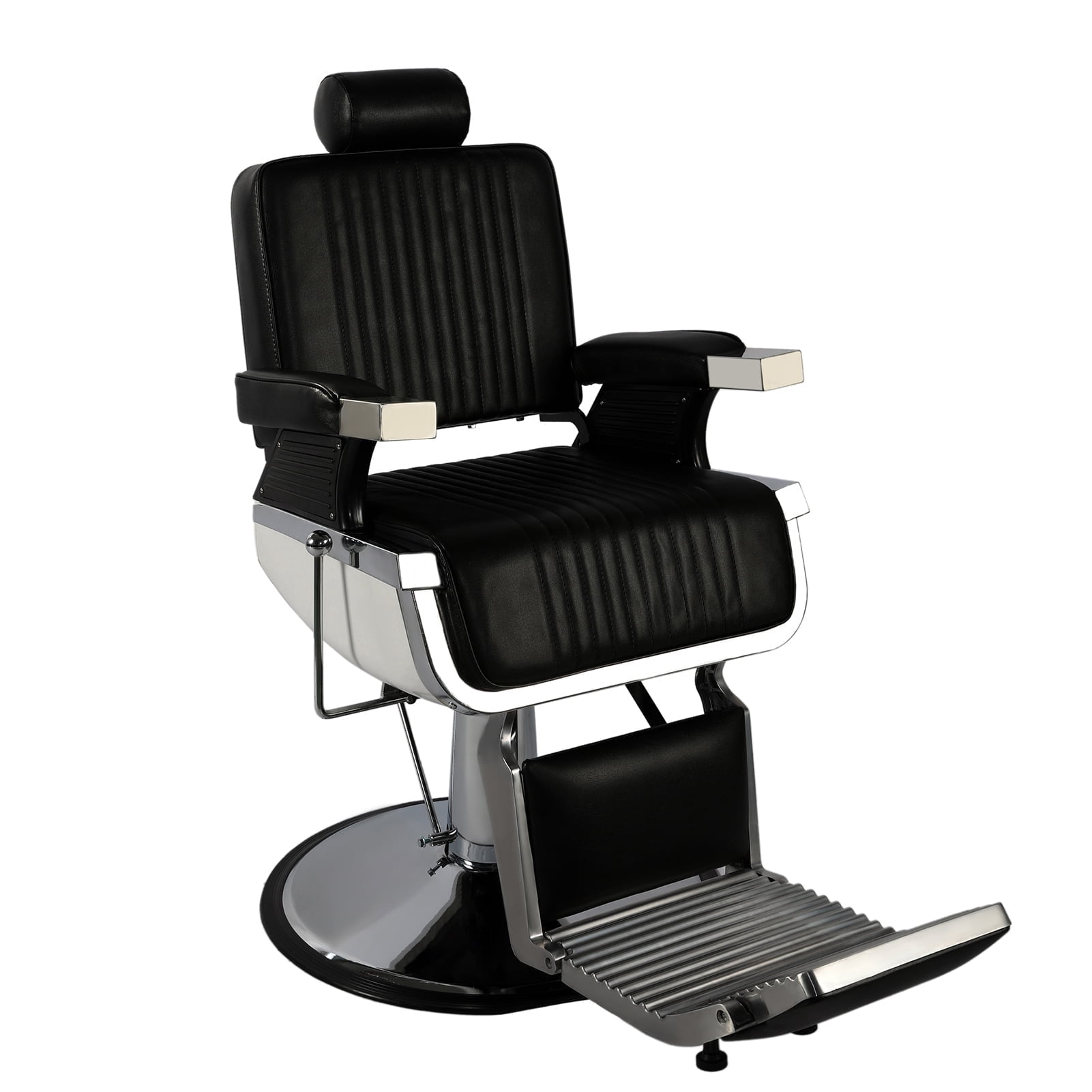 Hydraulic Barber Chair with Foot Rest and Square Base 360 Degrees ...