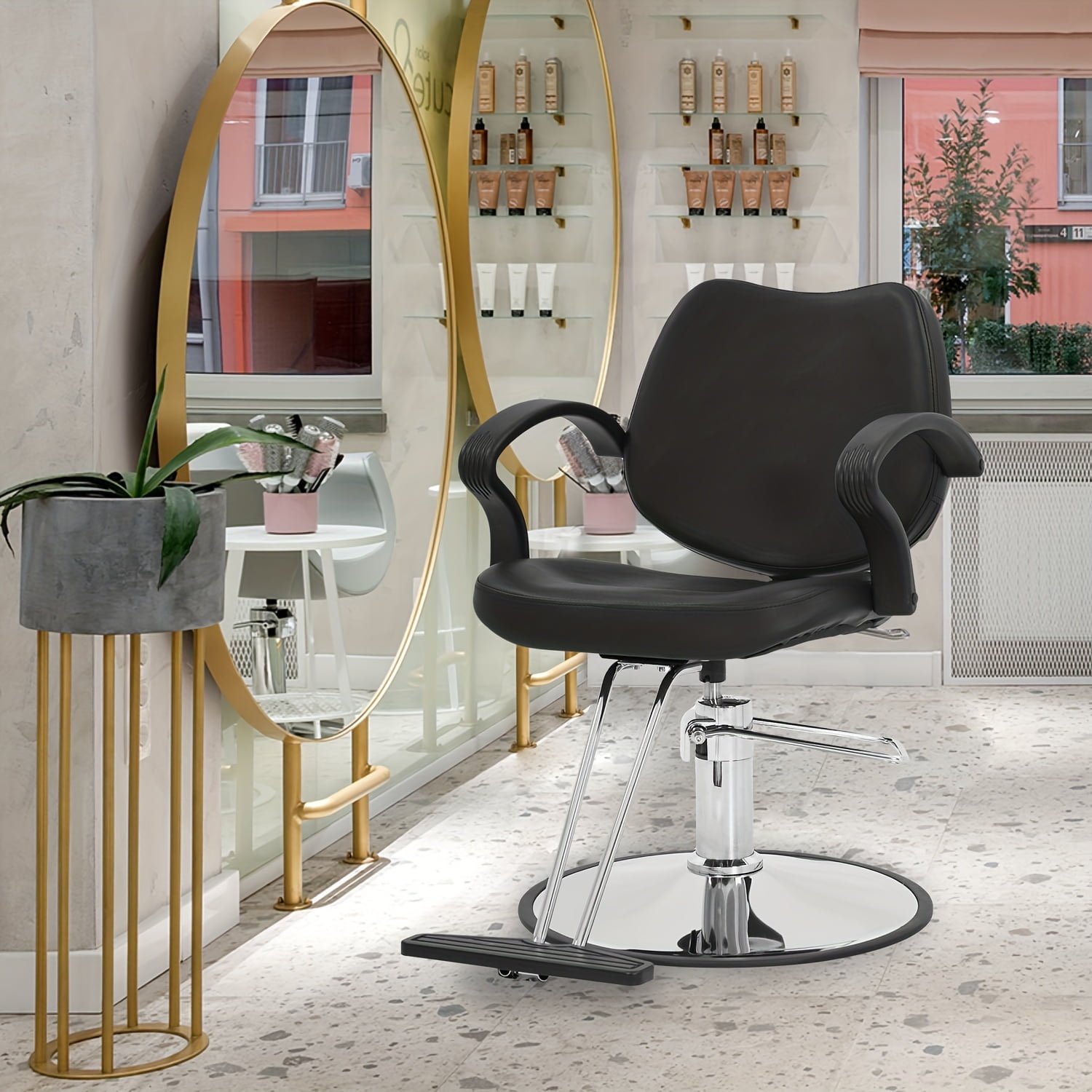 WYGMAV Hydraulic Barber Chair, 360Â° Swivel Styling Chair, Ergonomic ...