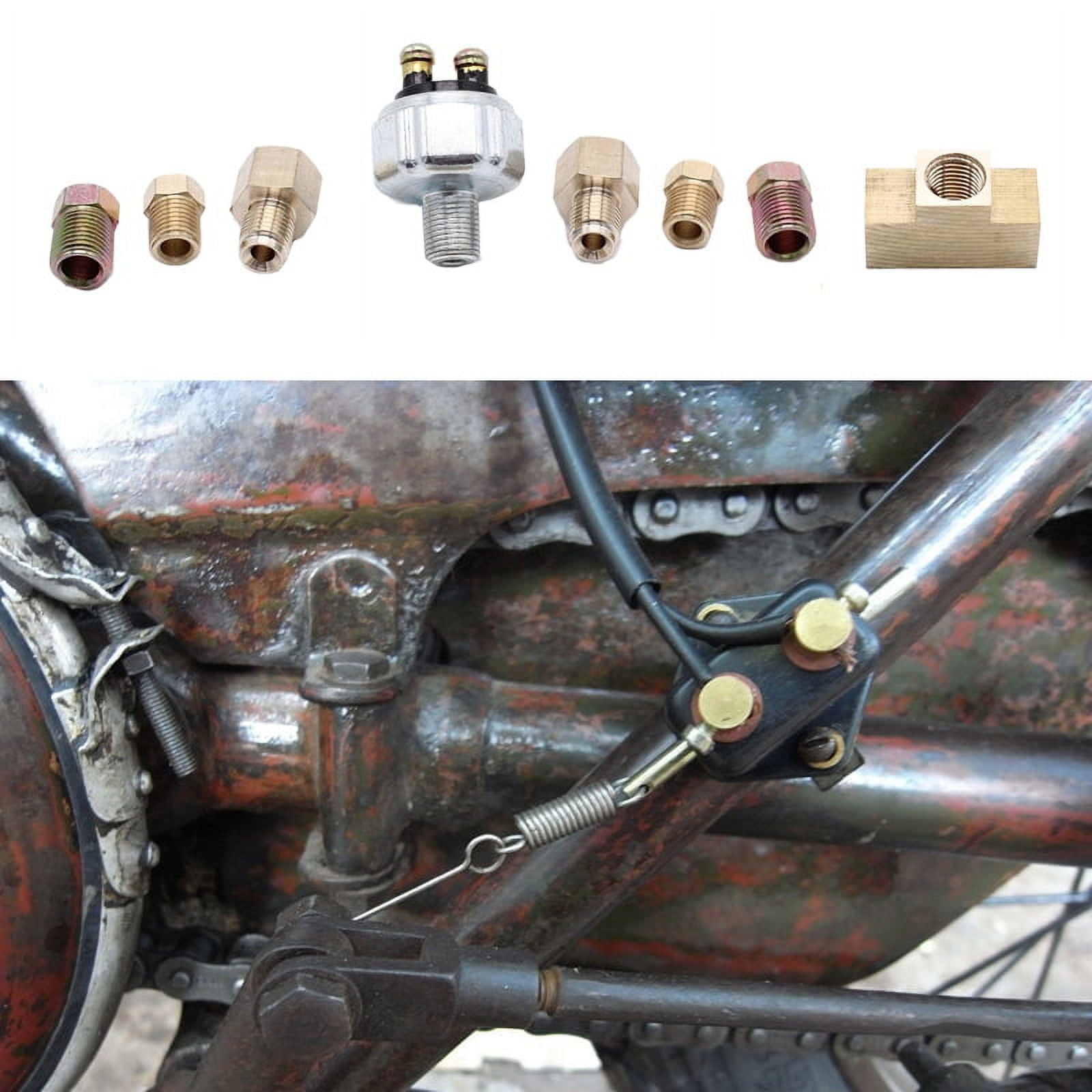 Hydraulic Brake Light Switch Kit in Line Universal Metal for Car ...