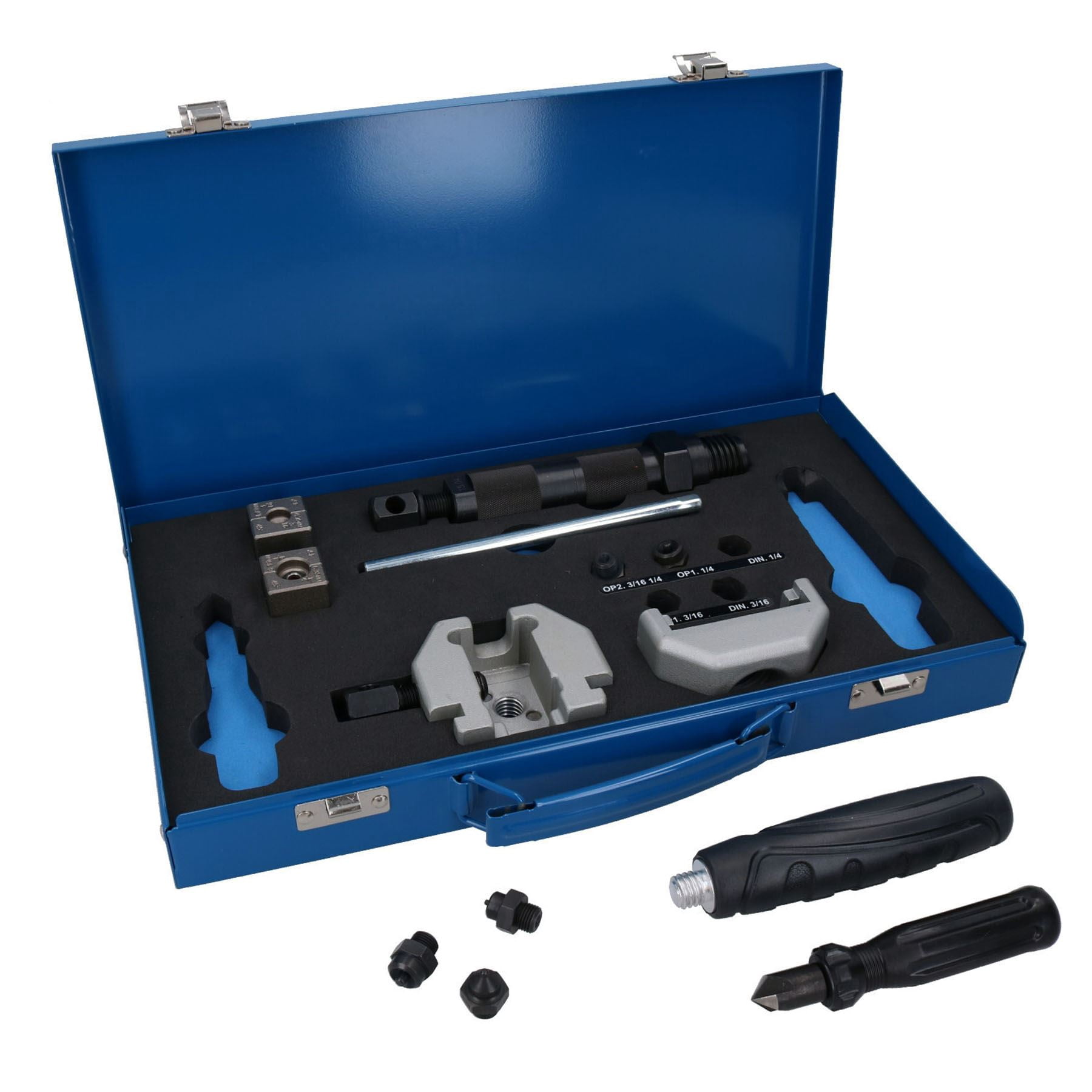 Hydraulic Brake Pipe Flaring Tool In-Situ SAE DIN 3/16 + 1/4 Flares ...