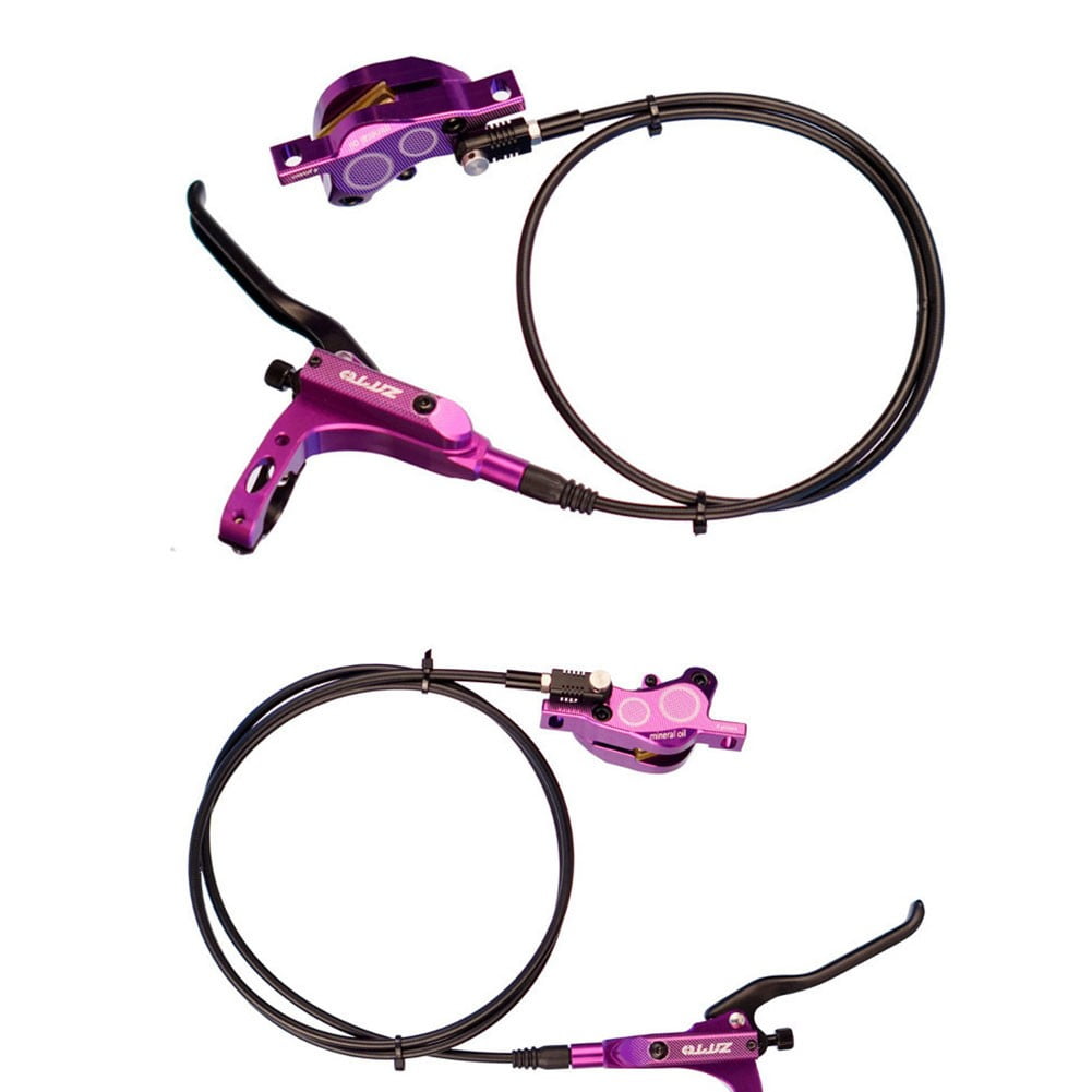 Hydraulic Brakes Set For Bicycle Disc 4 Pushes Piston Mountain Bike ...