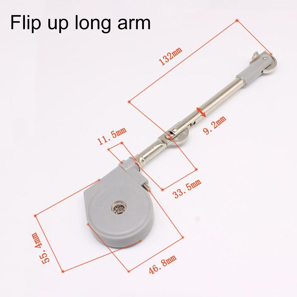 Hydraulic buffer support rod up and down support dressing table support ...