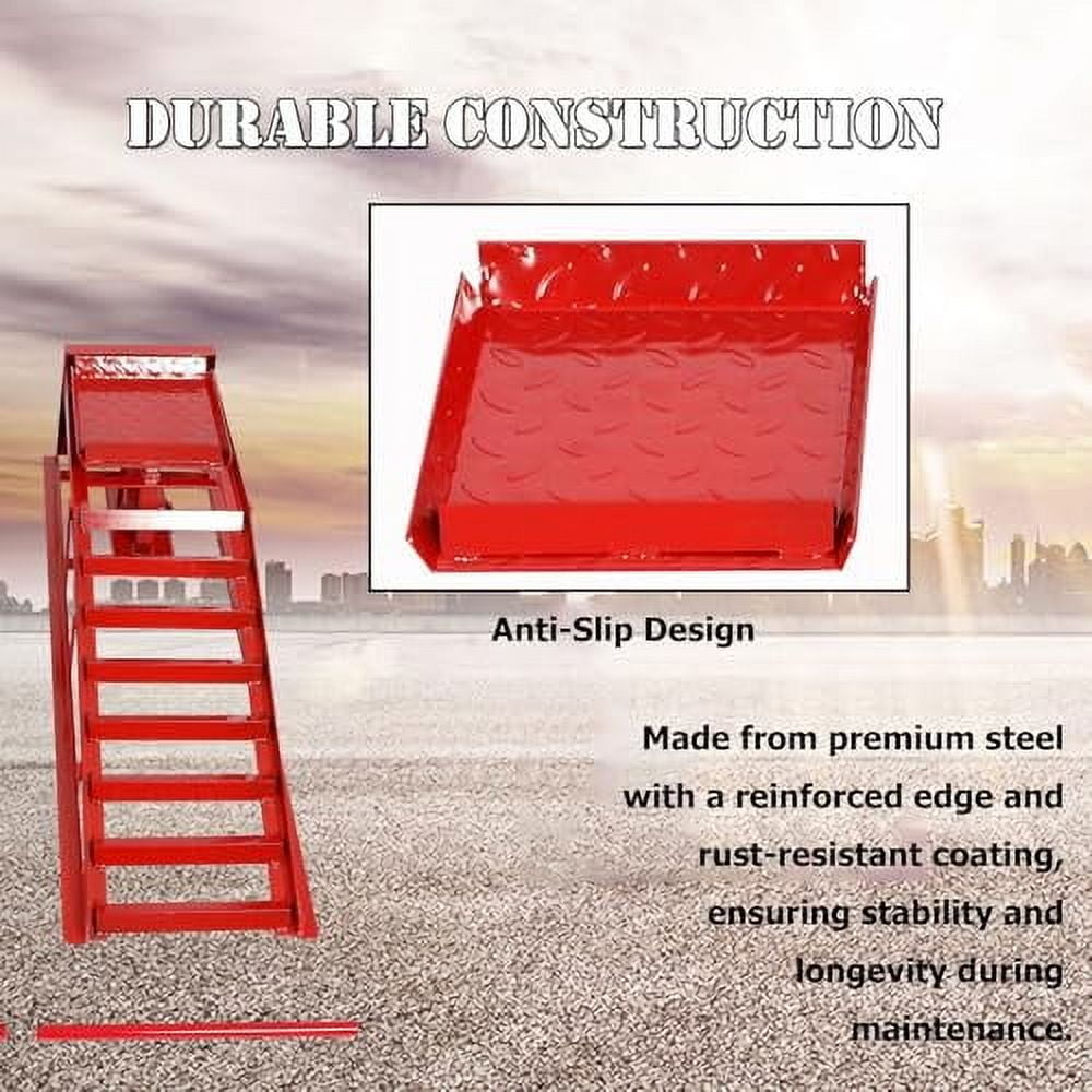 Hydraulic Car Ramps 5T 11000lbs, 2 pcs Heavy Duty Steel Automotive ...