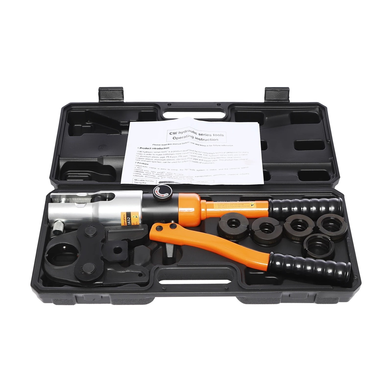 Hydraulic Copper Tube Fittings Pipe Crimping Tool Pliers CW-1632 PEX -V ...