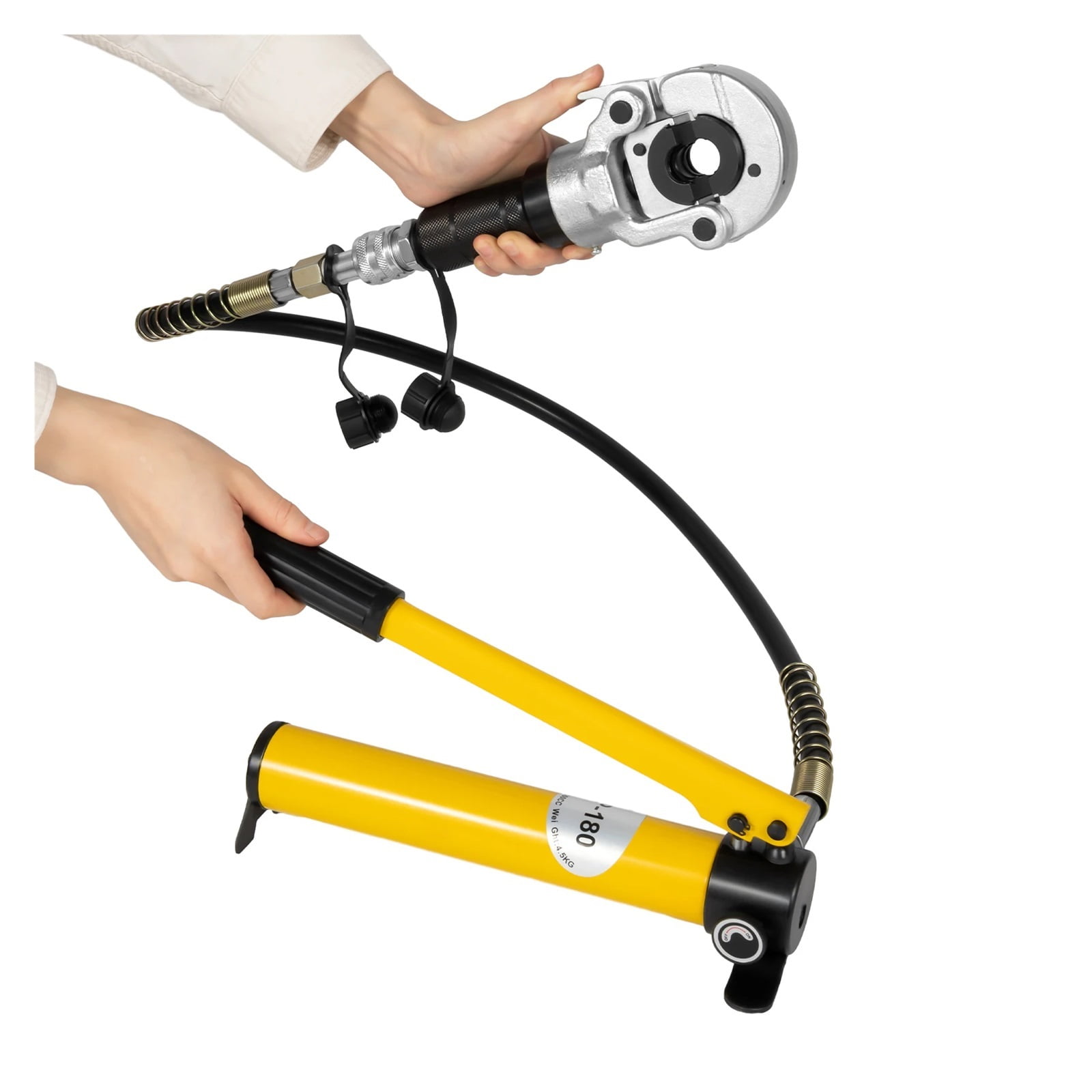 Hydraulic Crimping Pliers,360° Rotatable Head Radial Press Copper Pipe ...