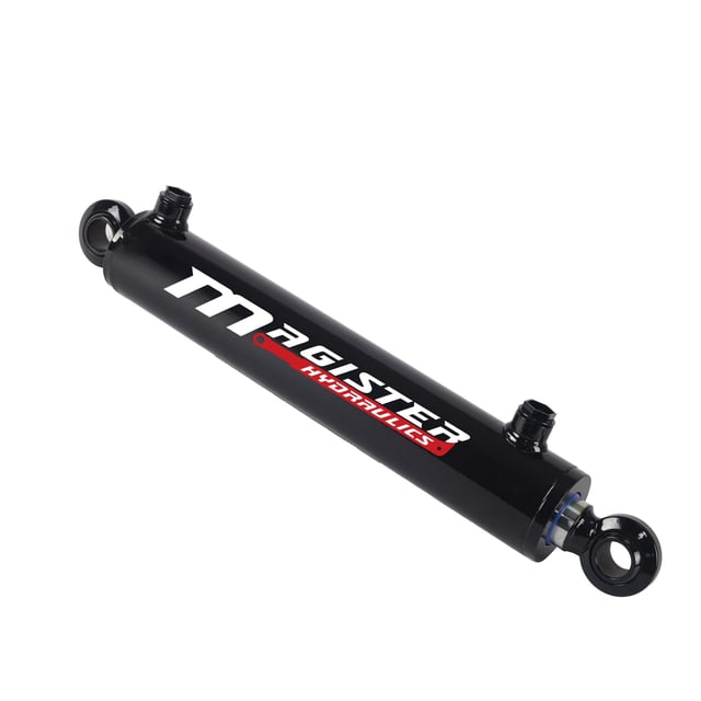 Hydraulic Cylinder 2.5 in bore x 12 in stroke Swivel Ball Swivel Eye ...