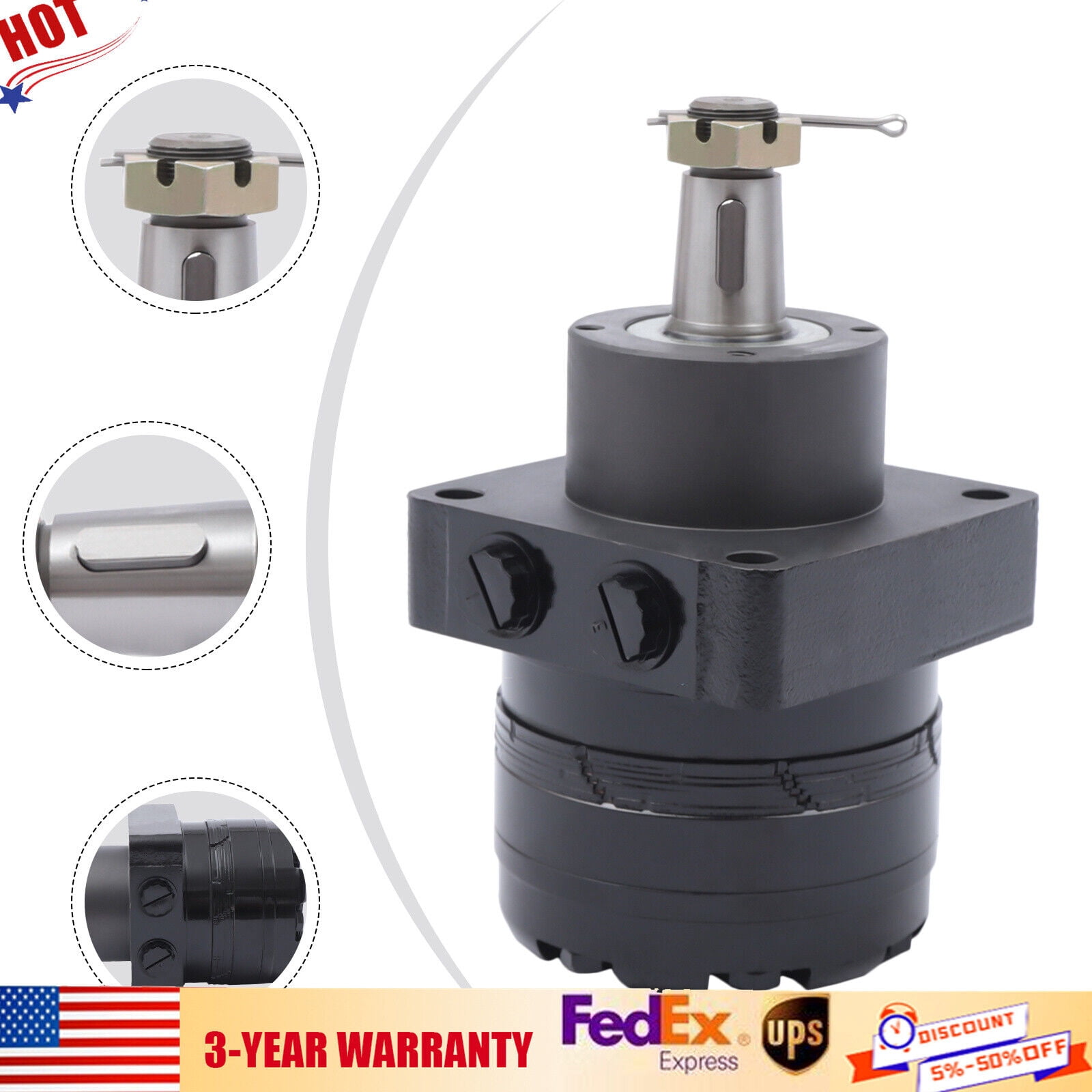 Hydraulic Drive Wheel Motor TCA17739 For John Deere 737 757 777 797 ...