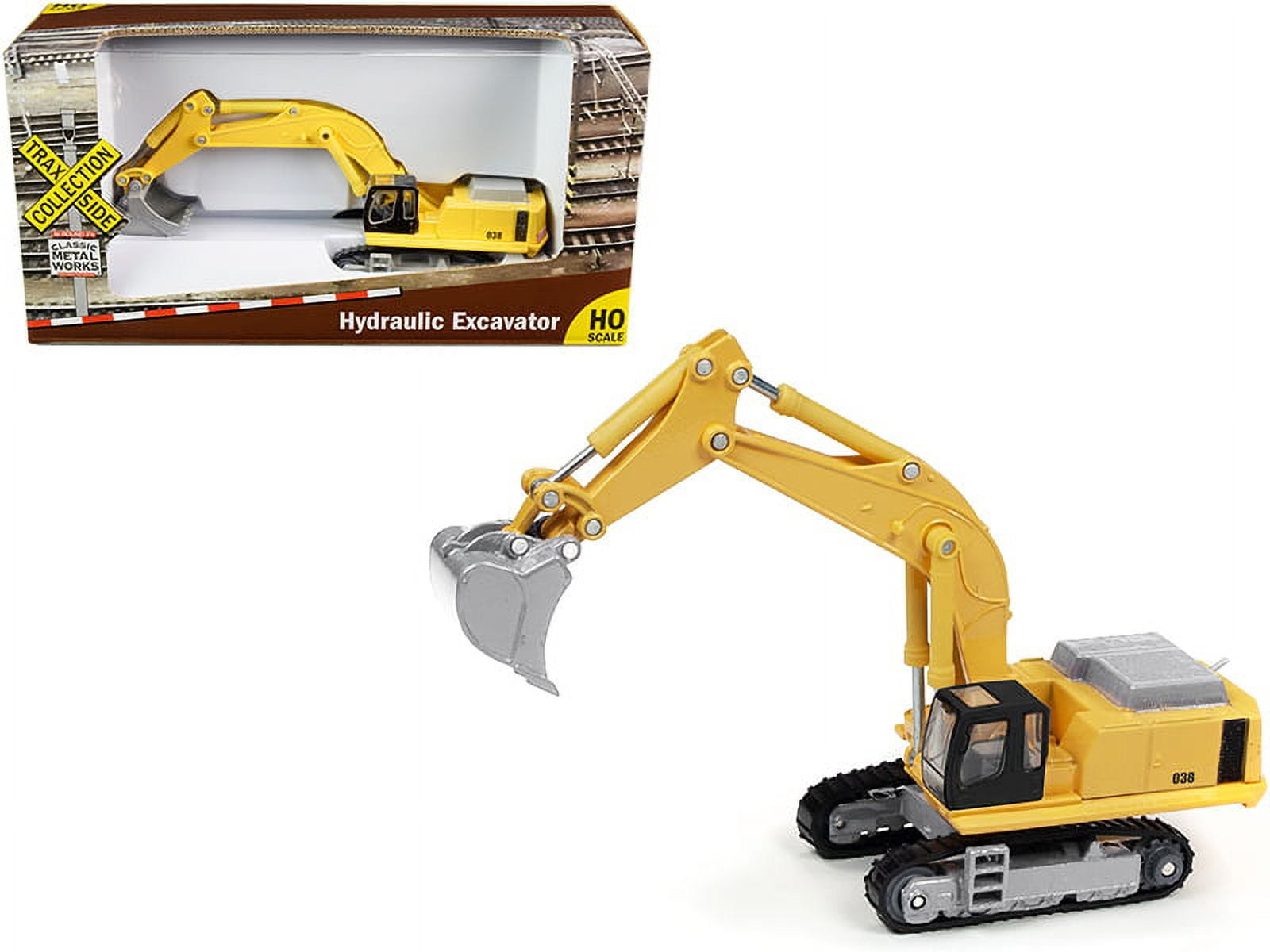 Hydraulic Excavator Yellow TraxSide Collection 1/87 (HO) Scale Diecast ...