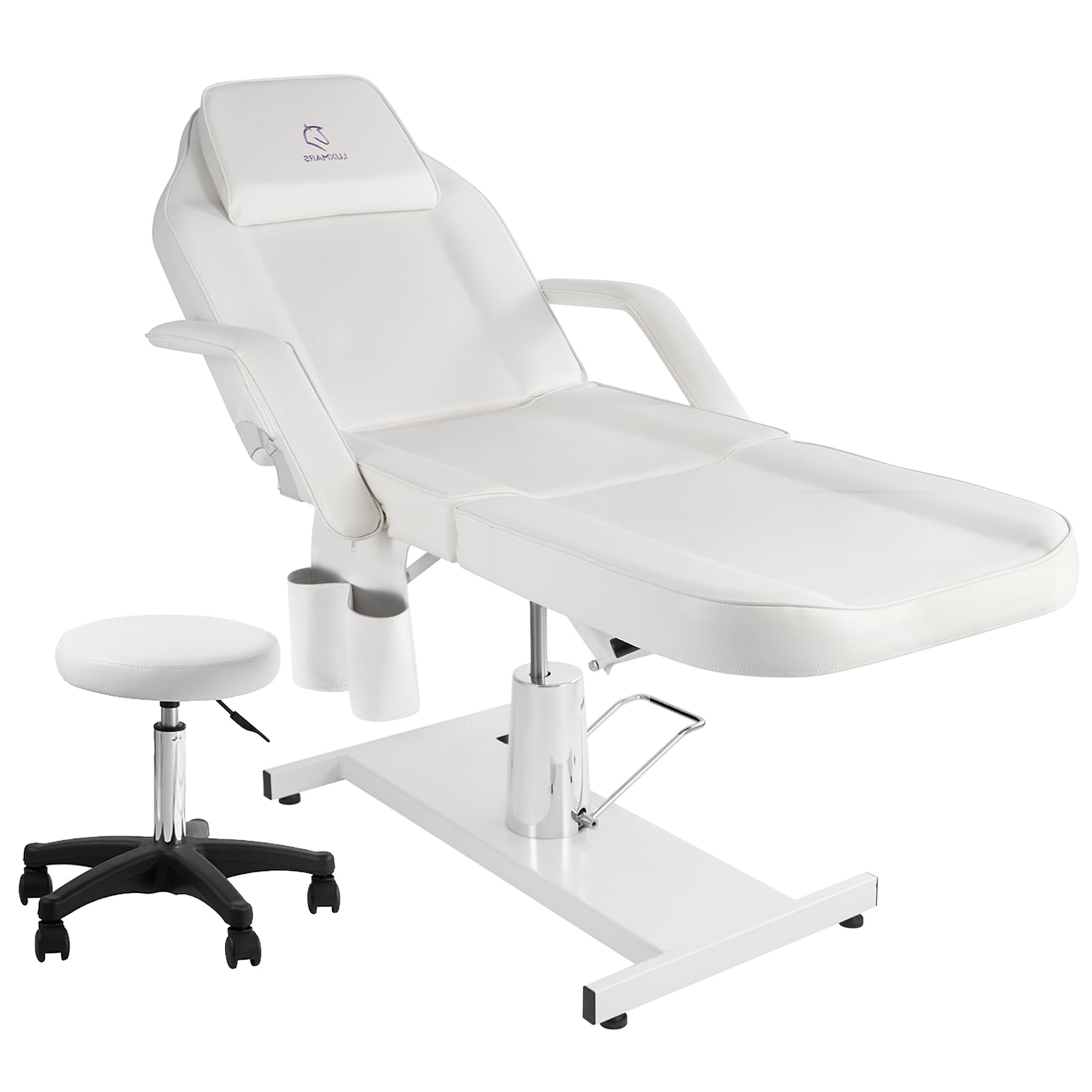 Hydraulic Facial Chair Tattoo Chair Massage Bed Adjustable Professional ...