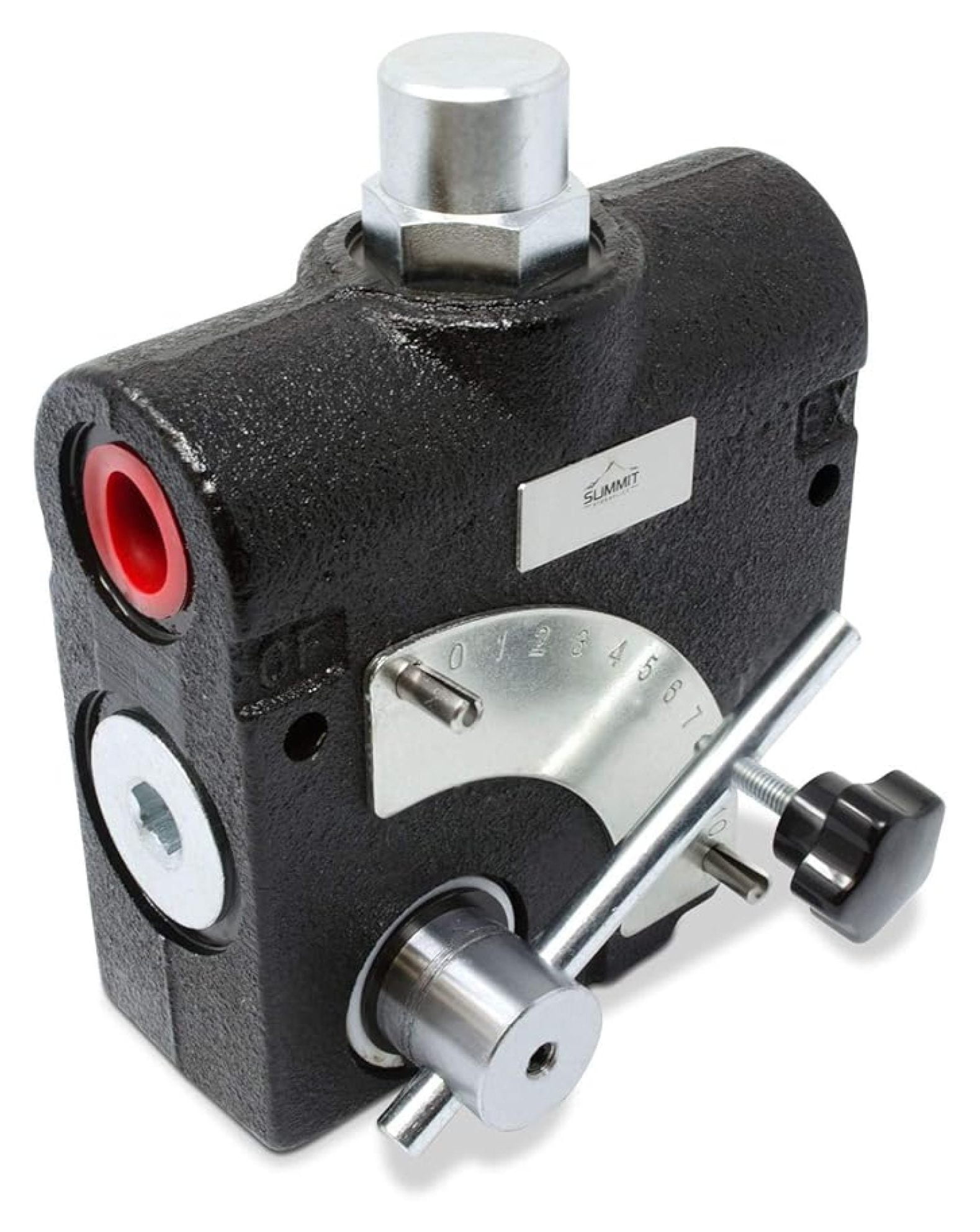 Hydraulic Flow Control Valve 0-16 GPM #8 SAE w/Relief - Adjustable Flow ...
