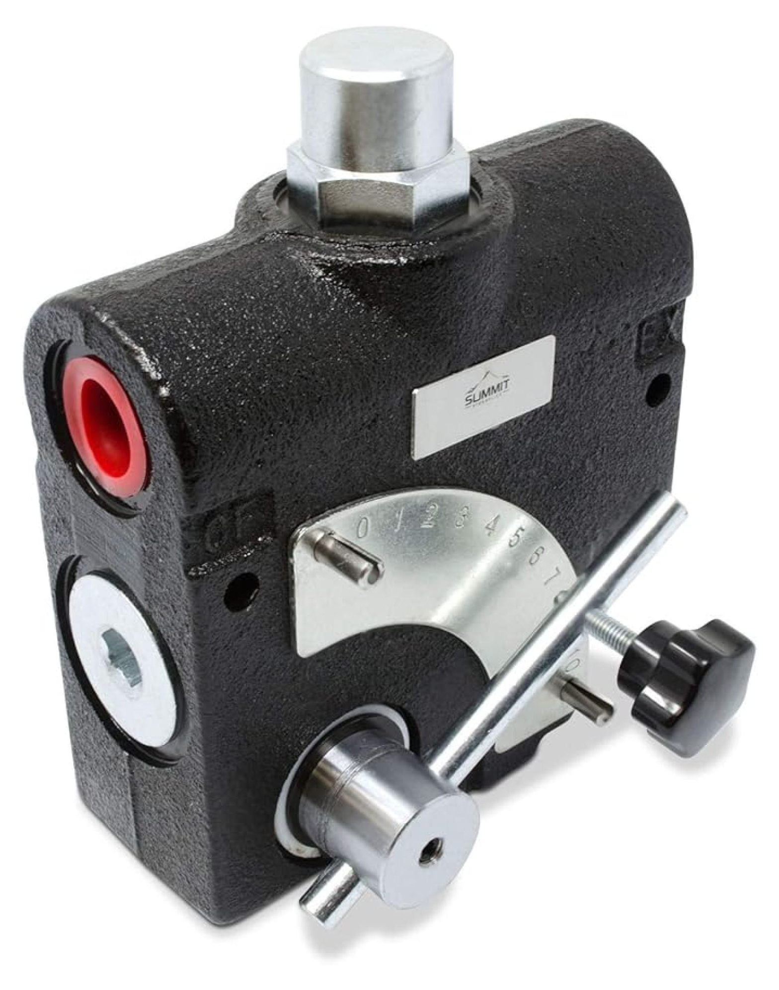 Hydraulic Flow Control Valve 0-30 GPM, #12 SAE - Adjustable Relief ...