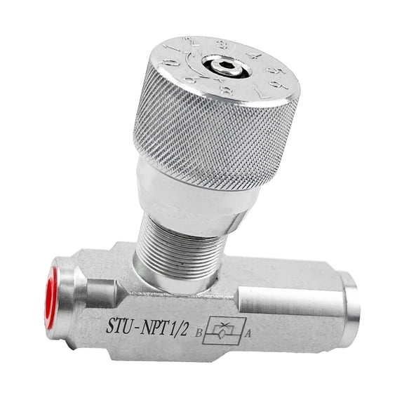 Hydraulic Flows Control Needle Valves Carbon Steel Body Single Way ...