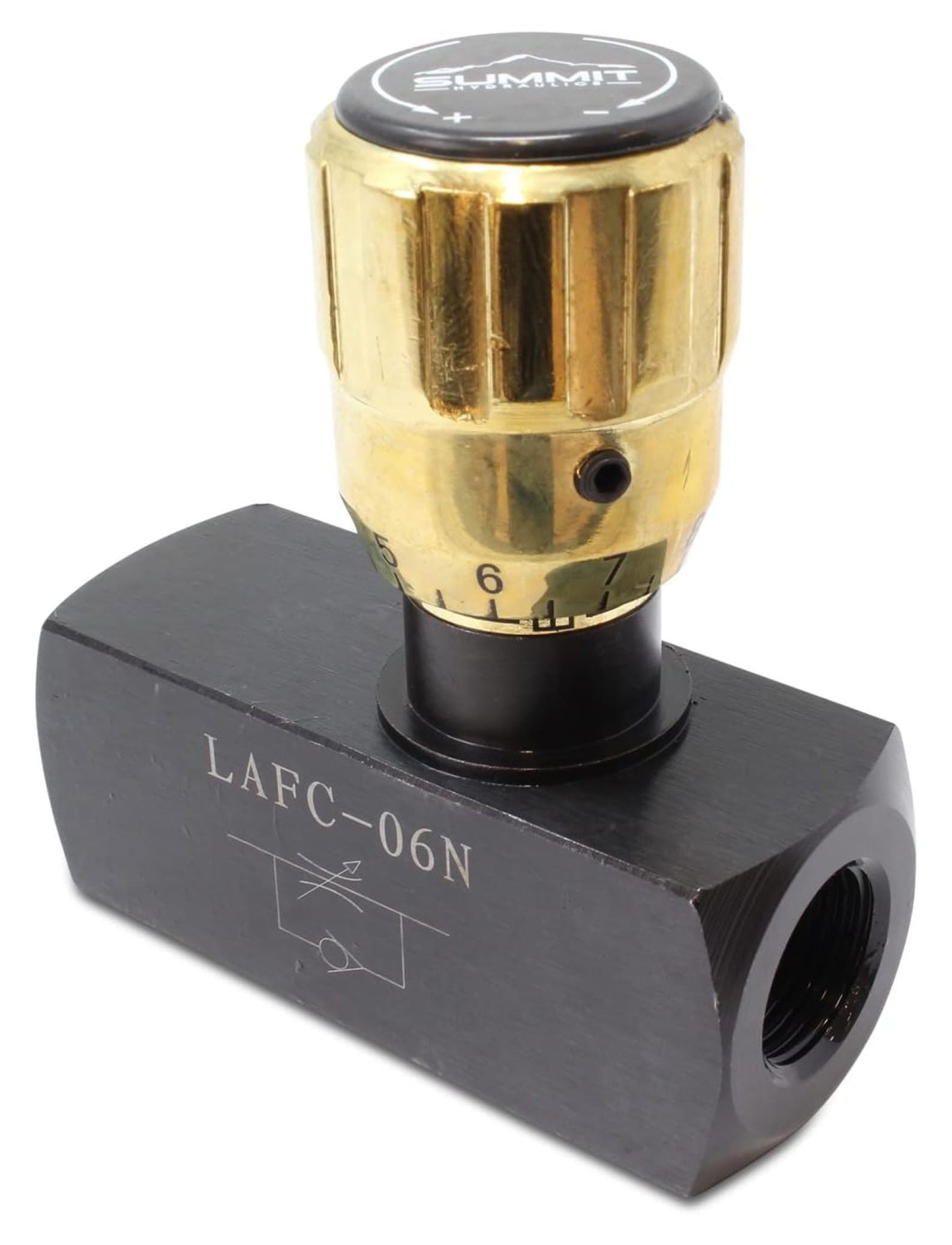 Hydraulic In-Line Adjustable Variable Flow Control w/Free Reverse Flow, 3/8" NPT - Walmart.com