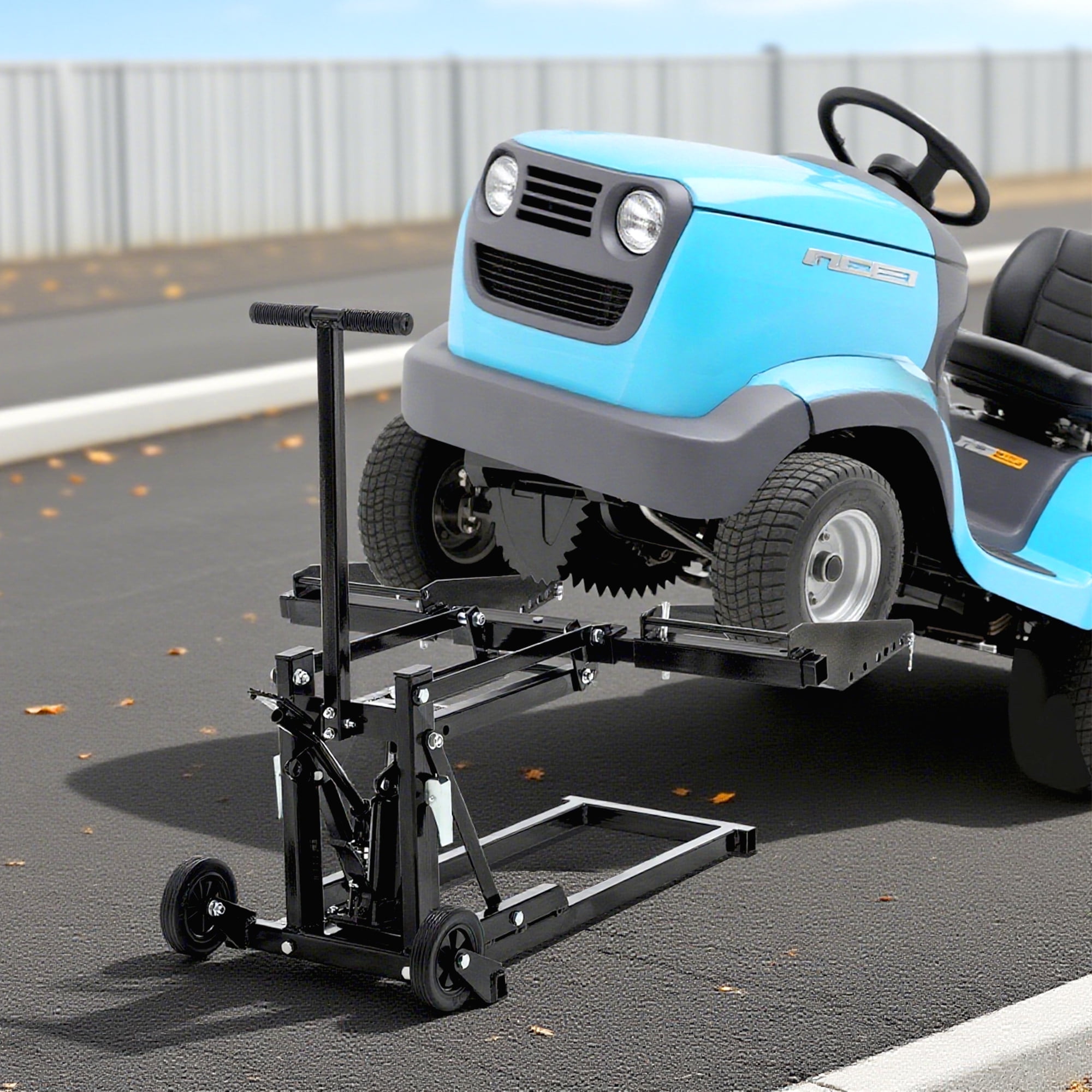 Hydraulic Lawn Mower Lift Jack, 550lb Max Capacity Heavy Duty Lift Jack ...