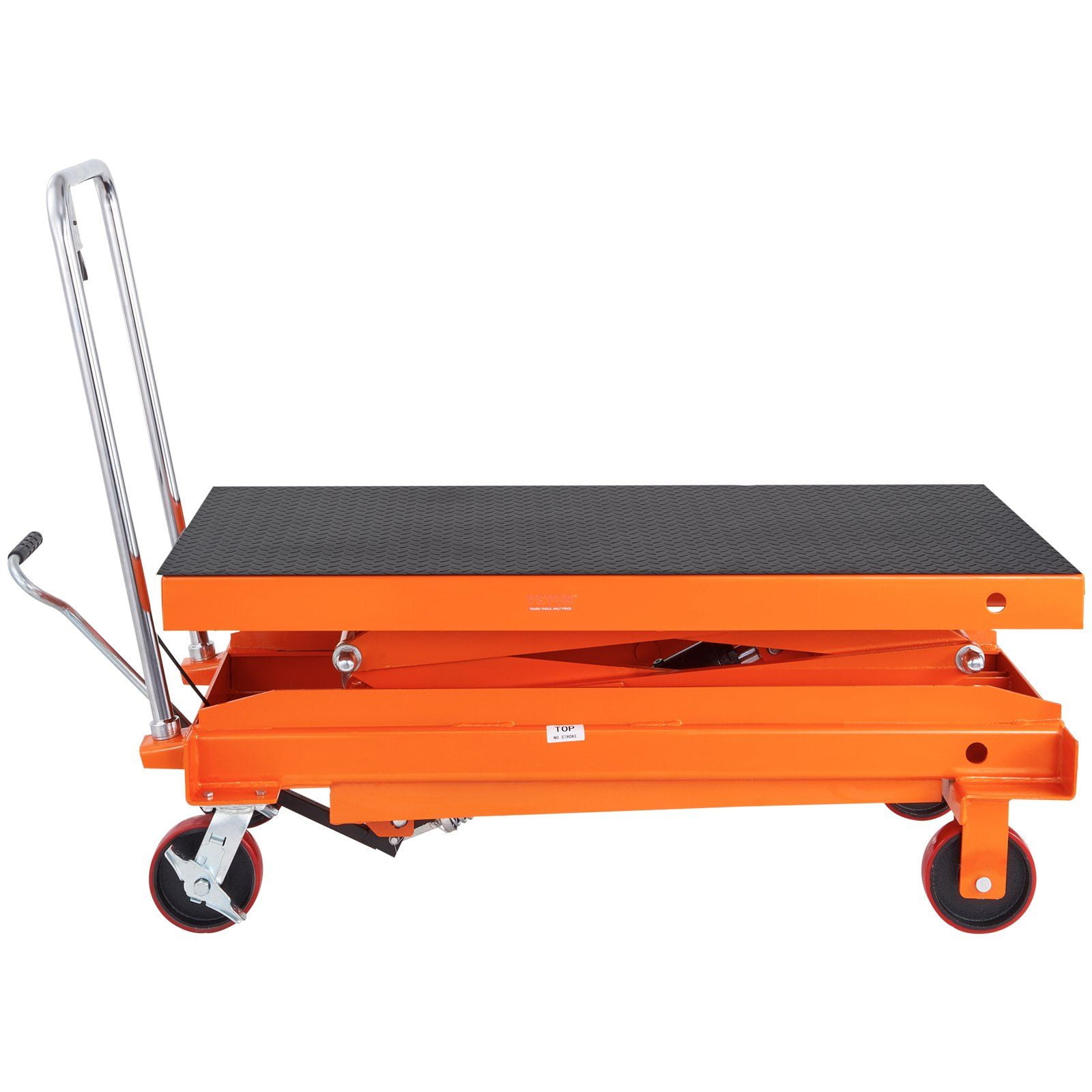 Hydraulic Lift Table Cart - 330 Lbs Capacity, 12" To 45" Lift Height ...