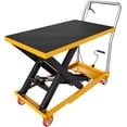 Hydraulic Lift Table Cart 500 lbs Capacity 28.5 In Manual Scissor Lift ...