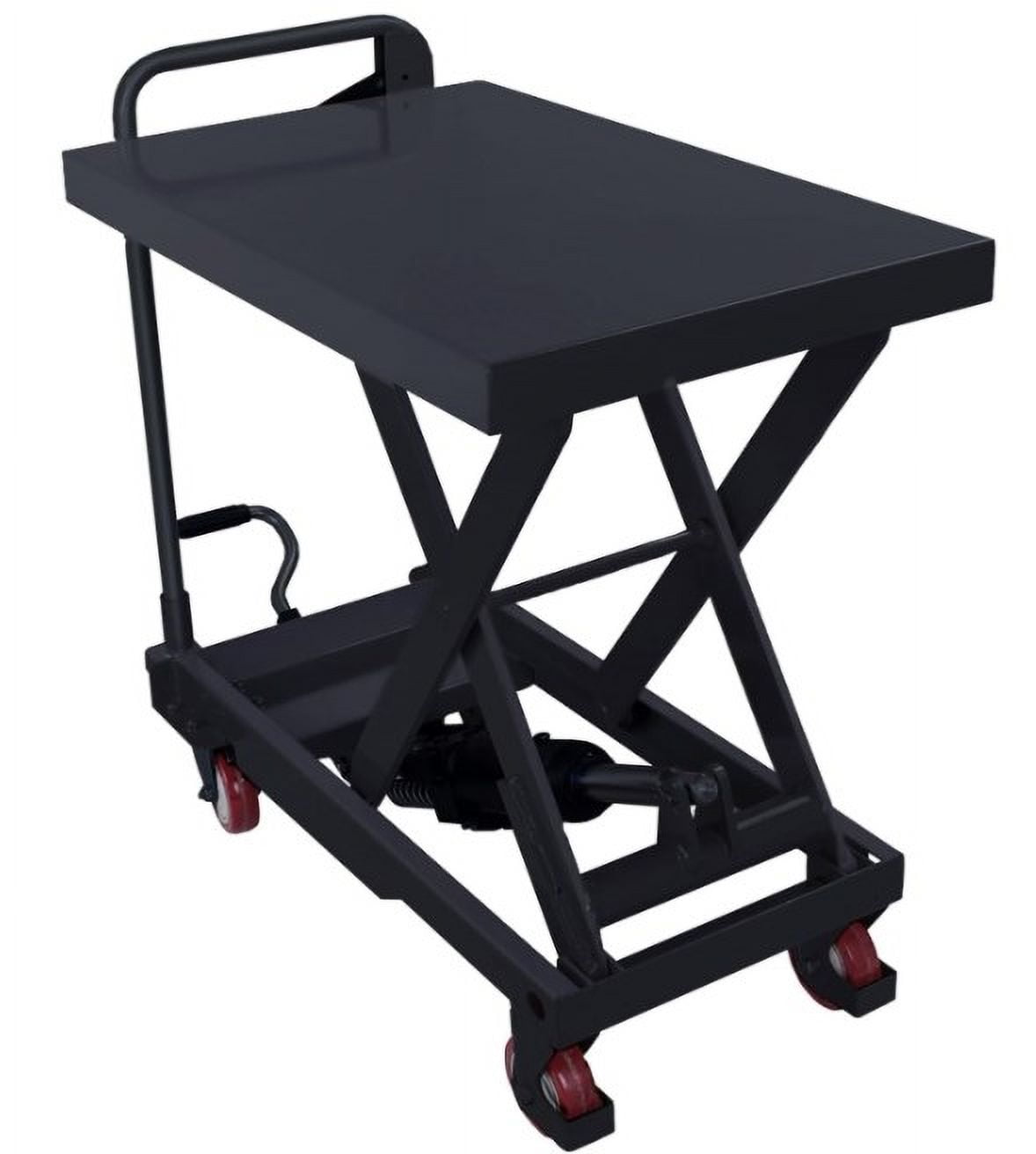 Hydraulic Lift Table Cart, 500lbs Capacity 28.5" Lifting Height, Manual ...