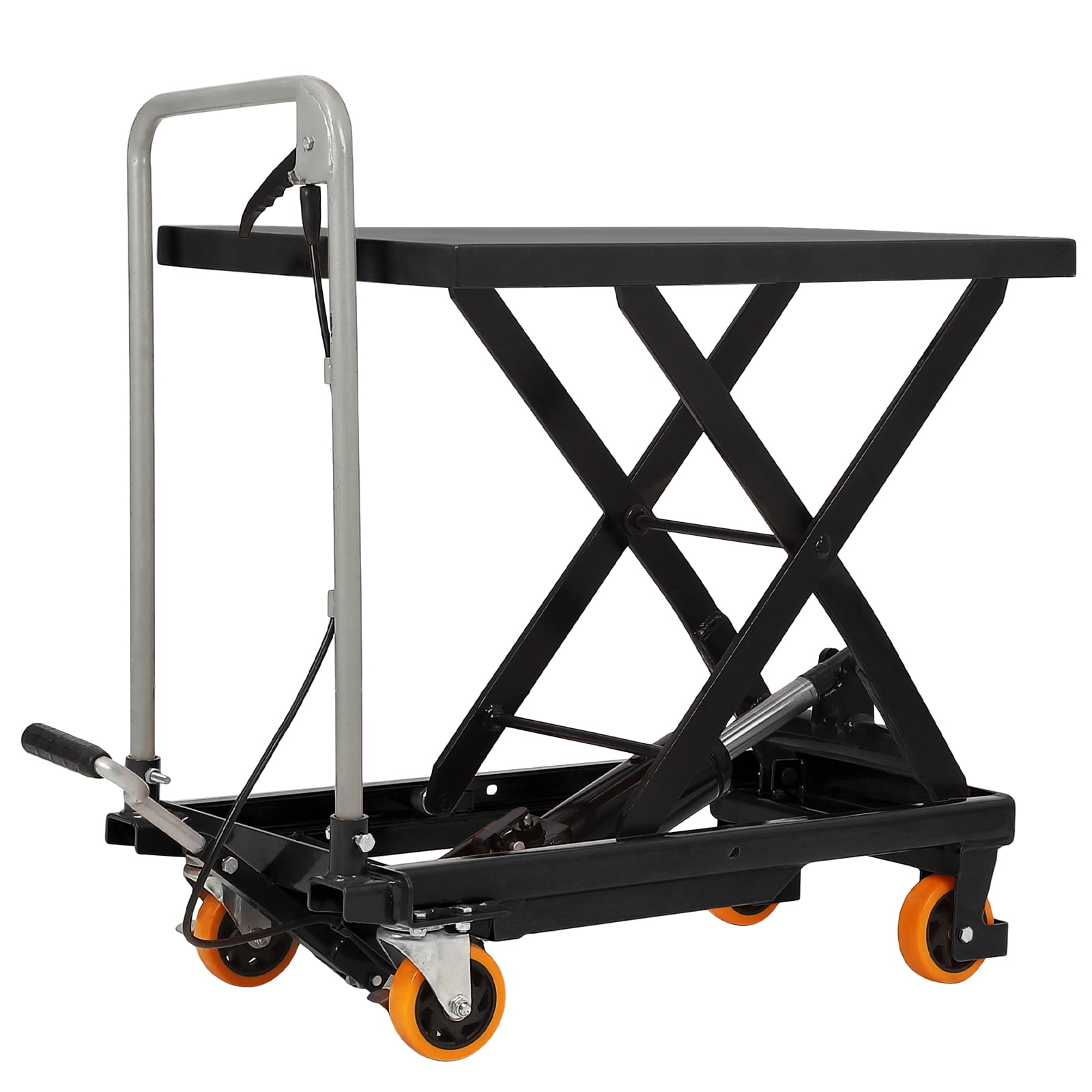 Material Handling Lift Cart 330lbs Hydraulic Lift Table Cart - 28.4 ...