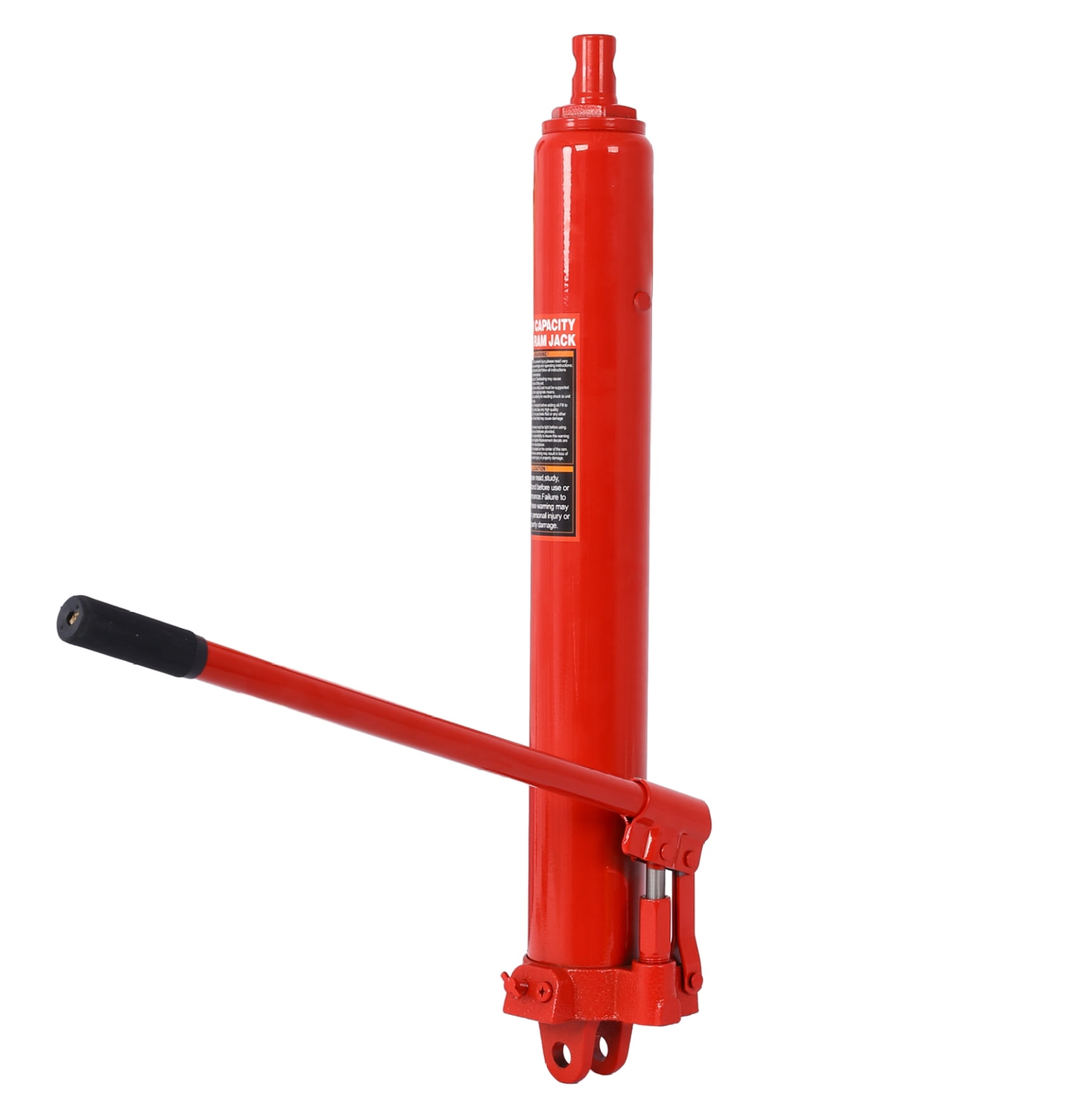 Hydraulic Long Jack with Single Piston Pump and Clevis Base (Fits ...