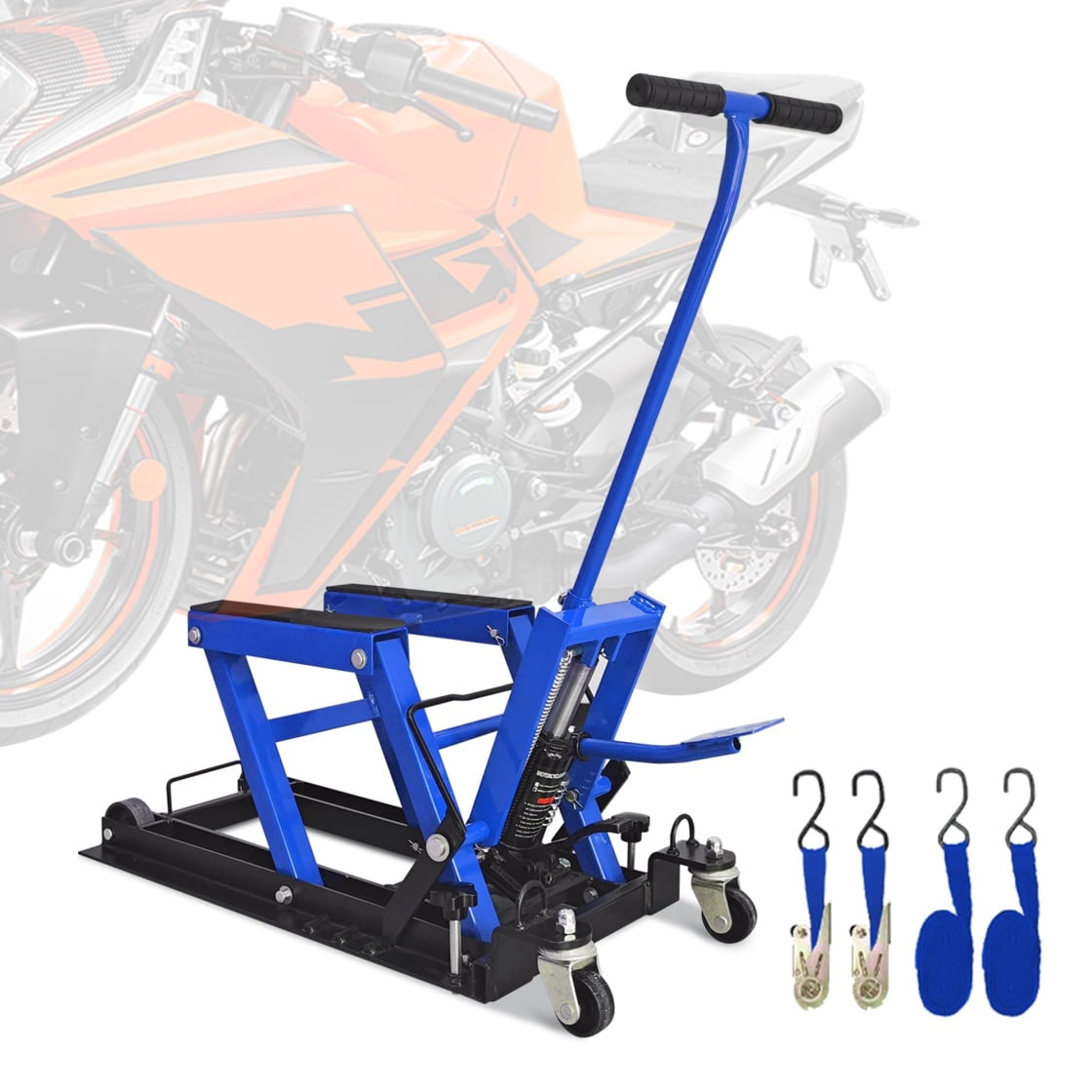 Hydraulic Motorcycle Lift Jack 1500 LBS Capacity, Solid Steel ATV ...