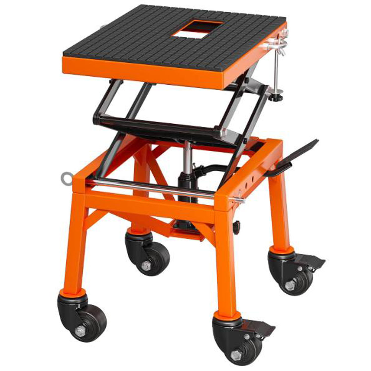 Hydraulic Motorcycle Lift Table,350 Lbs Scissor Lift Jack,14"-36 ...