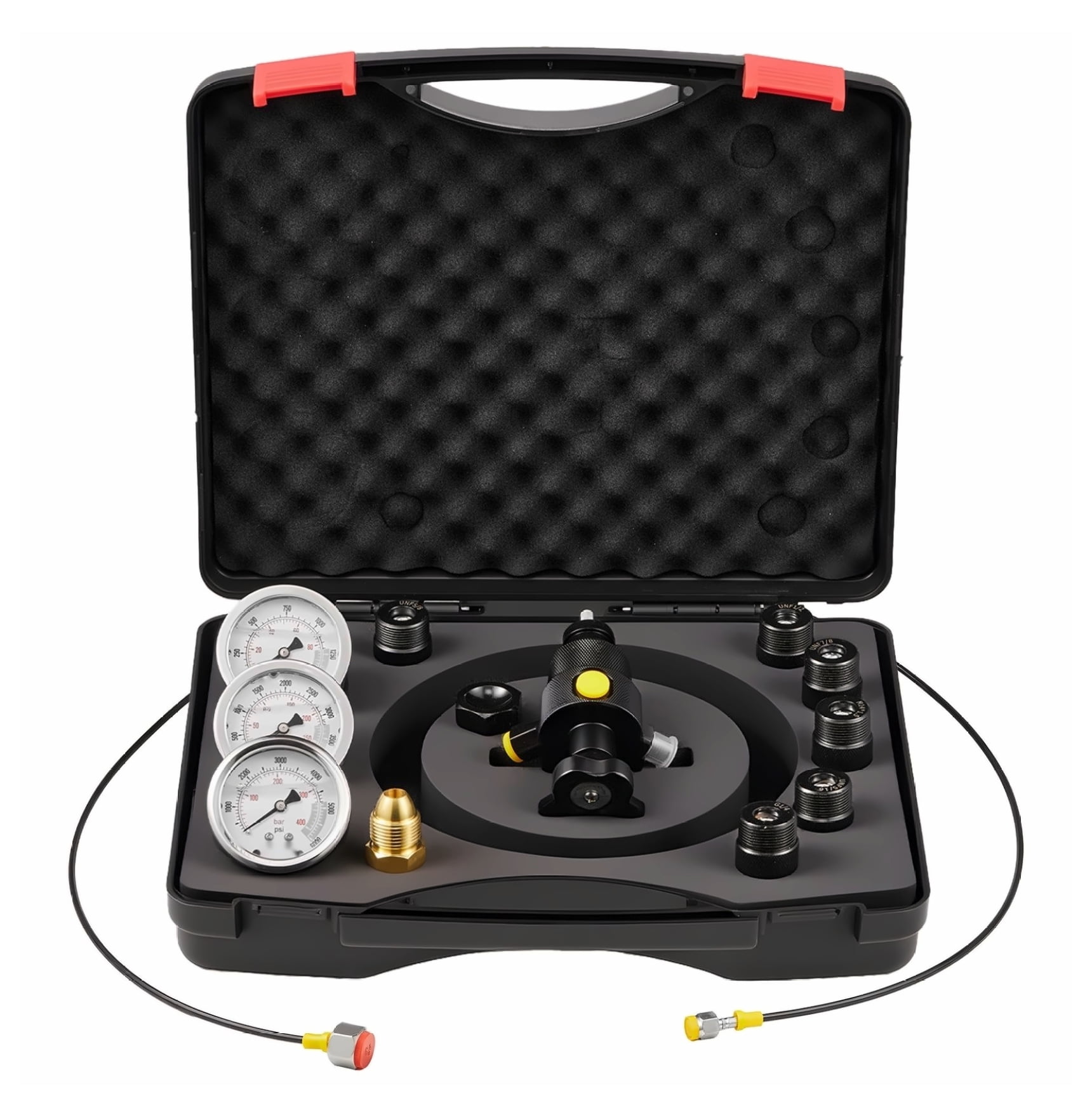 Hydraulic Nitrogen Accumulator Kit - 6000 PSI Pressure Test System with ...
