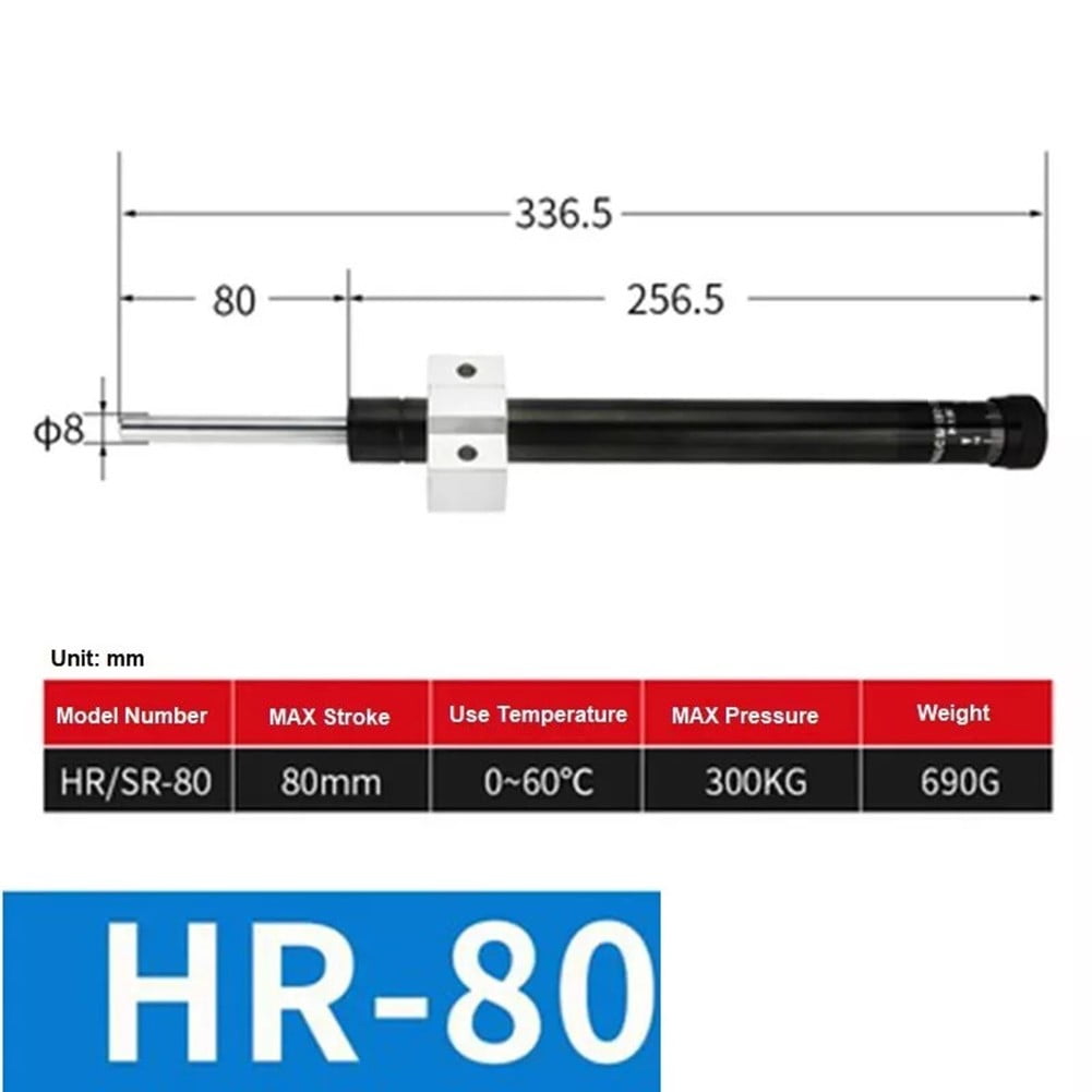 Hydraulic Oil Pressure Buffer Damper Cylinder Spring Adjustable Ac0806 ...