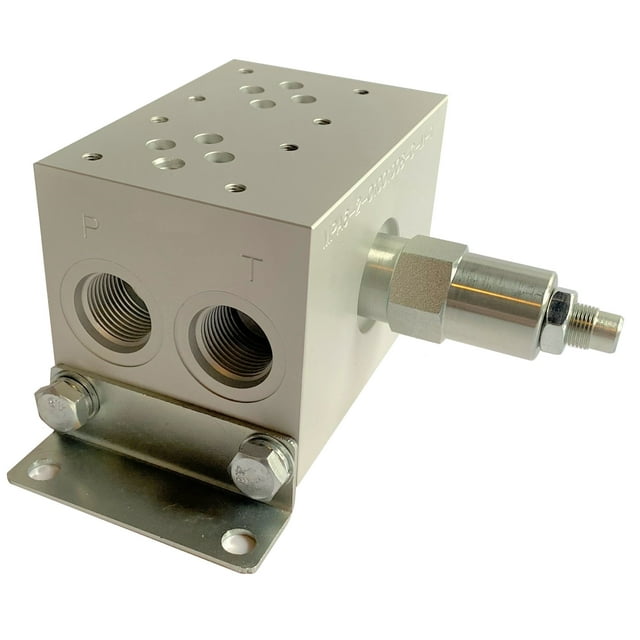 Hydraulic Parallel Valve Manifold Aluminum D03 NG6 Cetop 3 pattern (2 ...