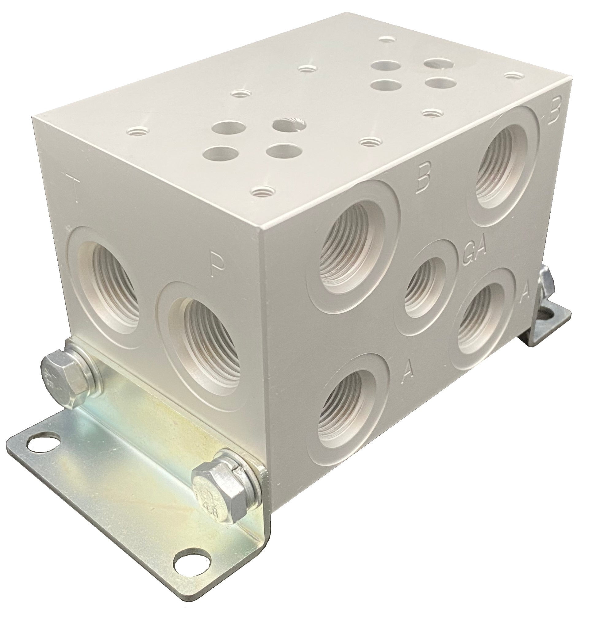 Hydraulic Parallel Valve Manifold Aluminum D03 NG6 Cetop 3 pattern (2 ...