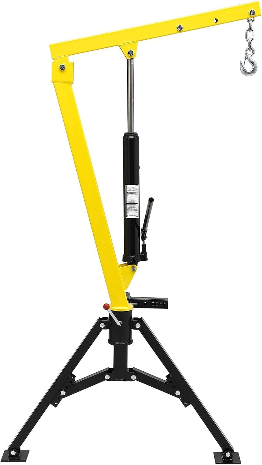 Hydraulic Pickup Truck Crane, 1000 lbs Capacity, 360°Swivel, Hitch ...