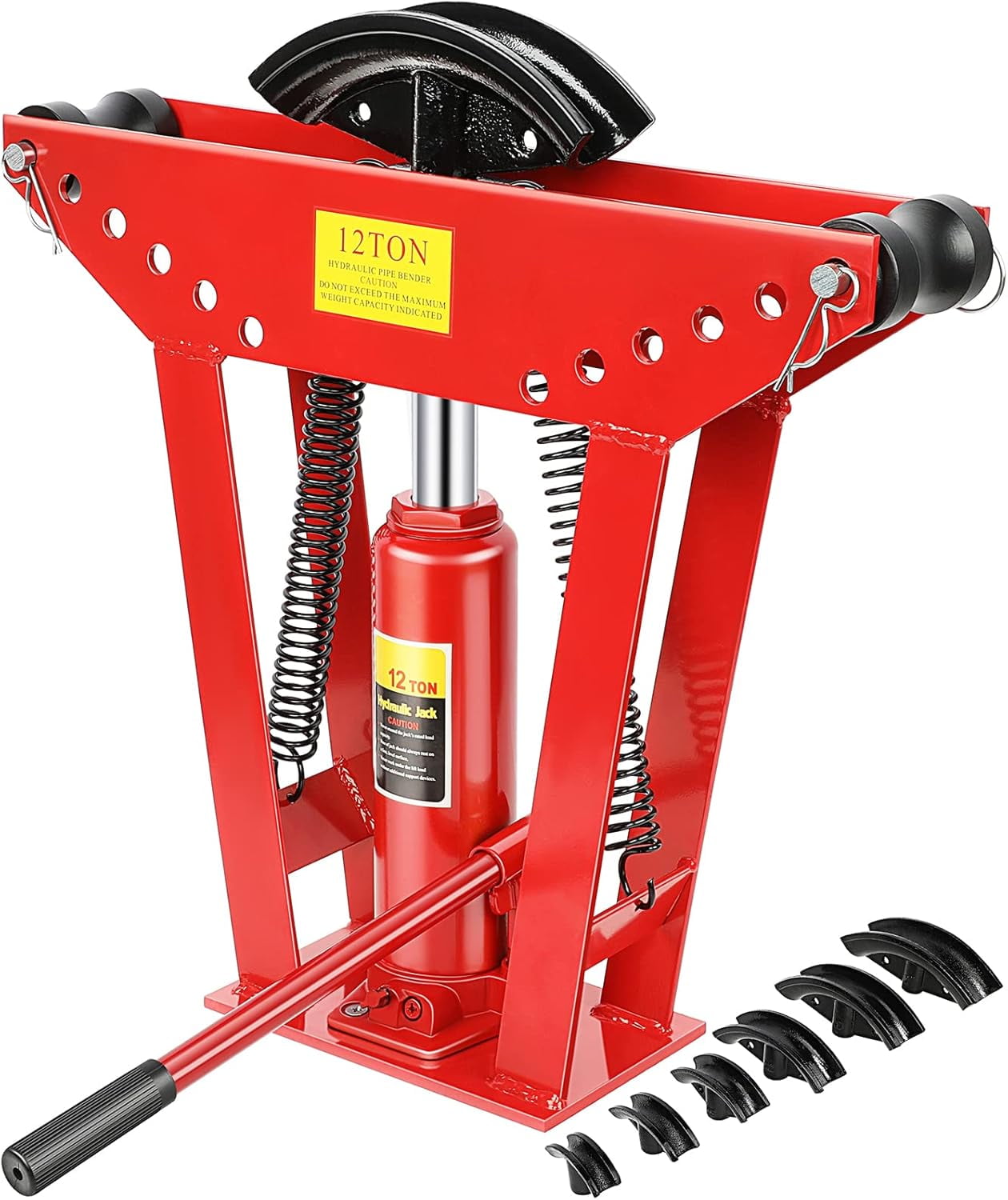 Hydraulic Pipe Bender 1/2 Inch Manual Copper Exhaust Tube Bender Tool 6 ...