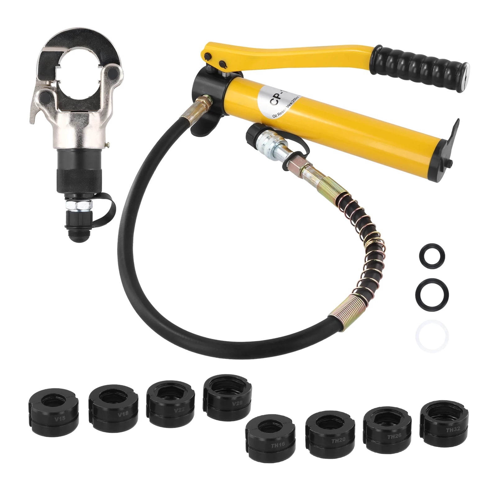 Hydraulic Pipe Crimping Tool Adjustable Crimper With Heavy-Duty ...