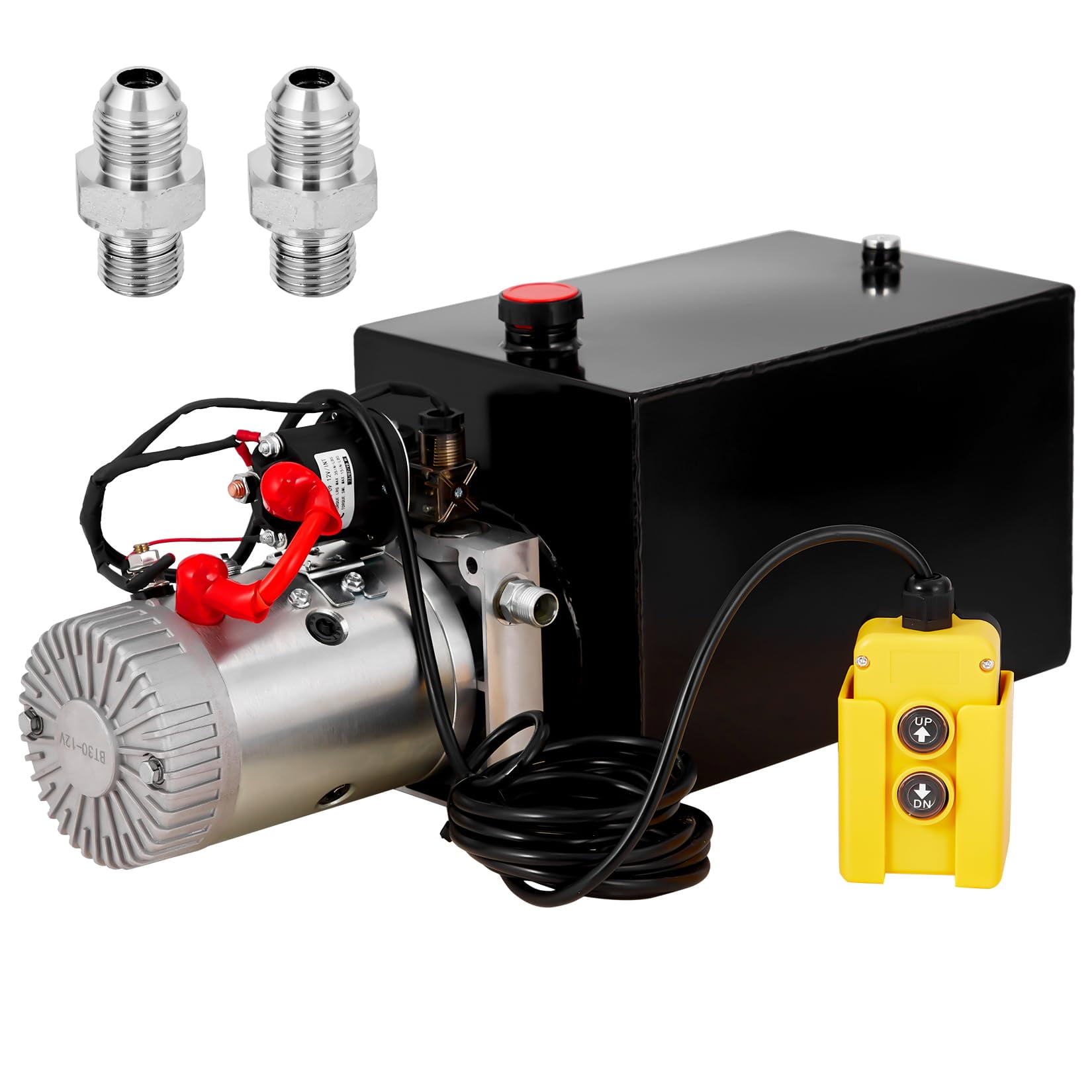 Hydraulic Power Unit 12V 13 Quart Car Lift Hydraulic Pump Power Unit ...