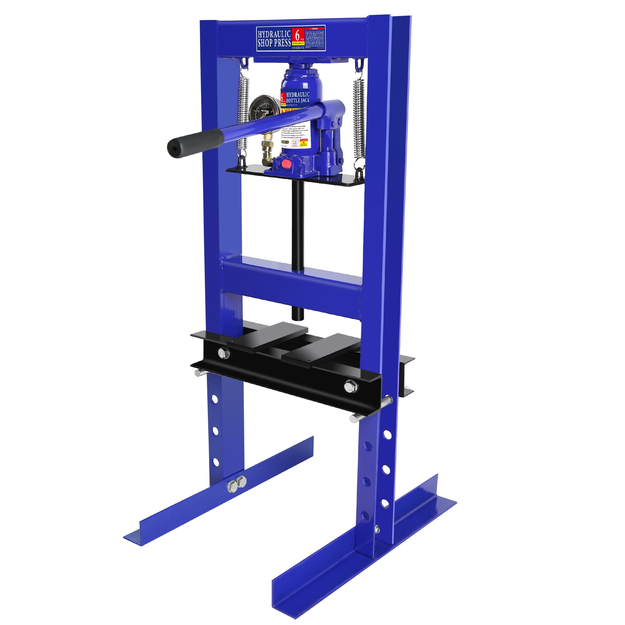 Hydraulic Press,6 Ton H-Frame Garage Floor Adjustable Shop Press With ...